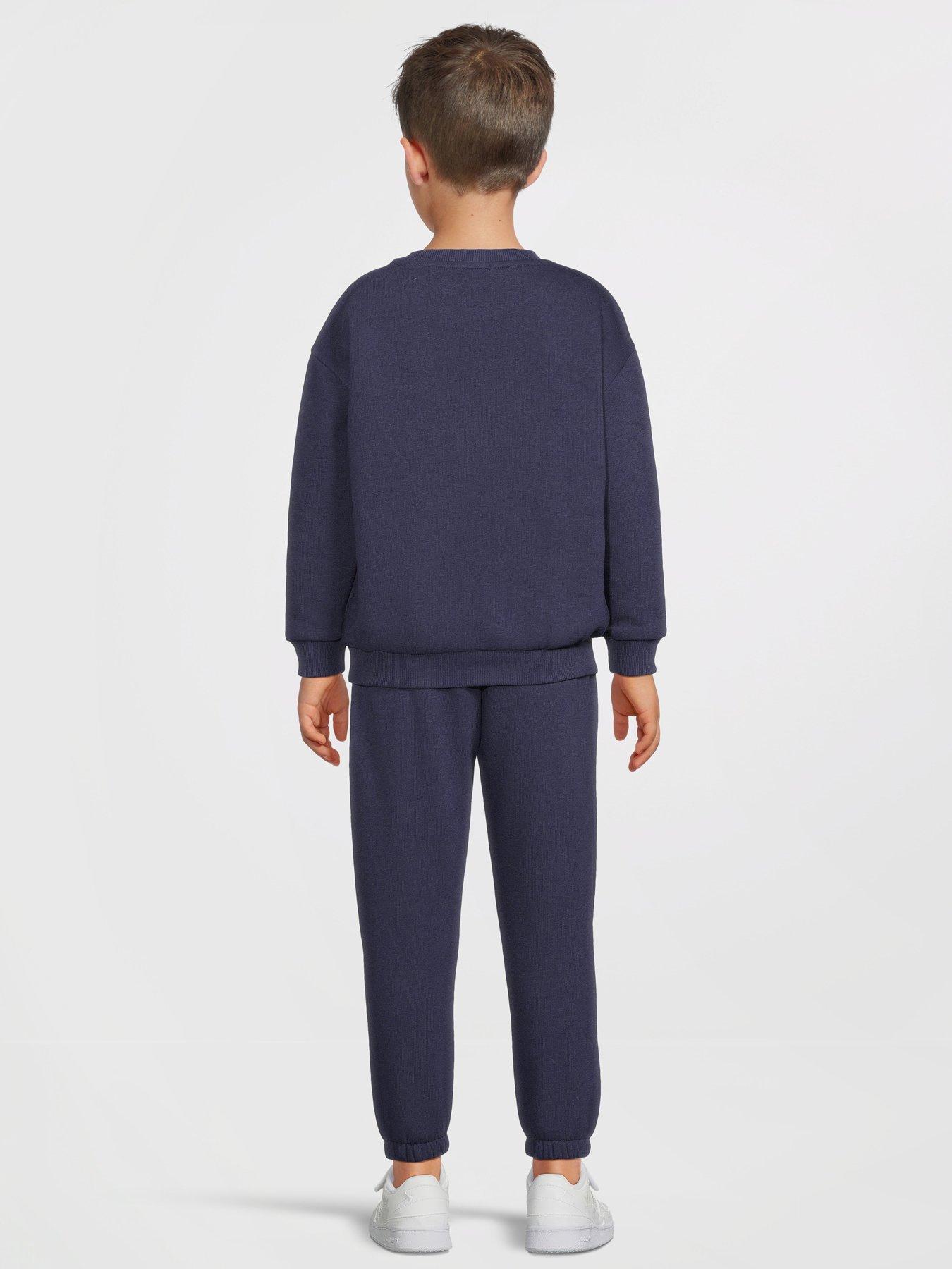 The Very Collection Boys Sweat And Jogger Set - Navy | Very