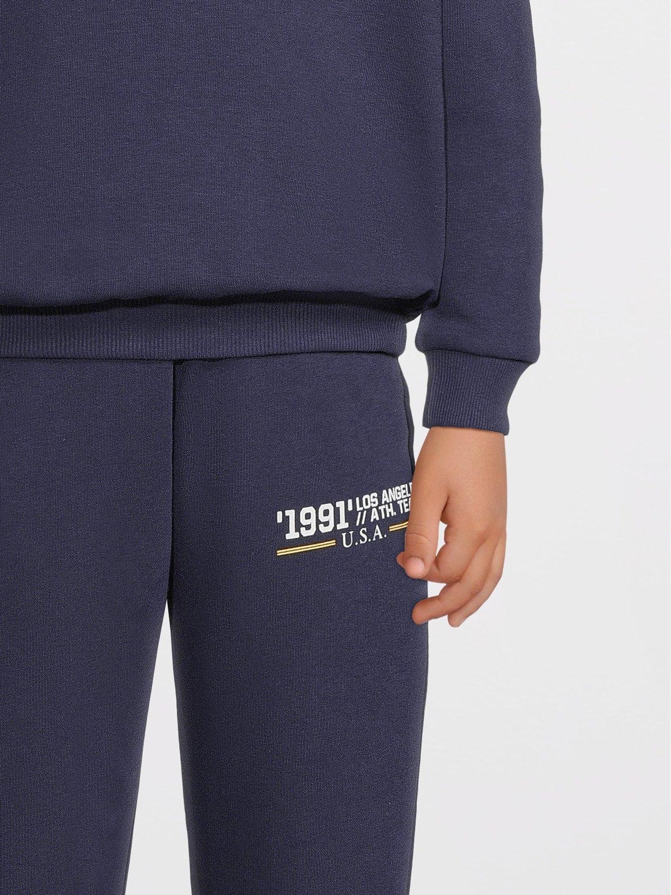 The Very Collection Boys Sweat And Jogger Set - Navy | Very