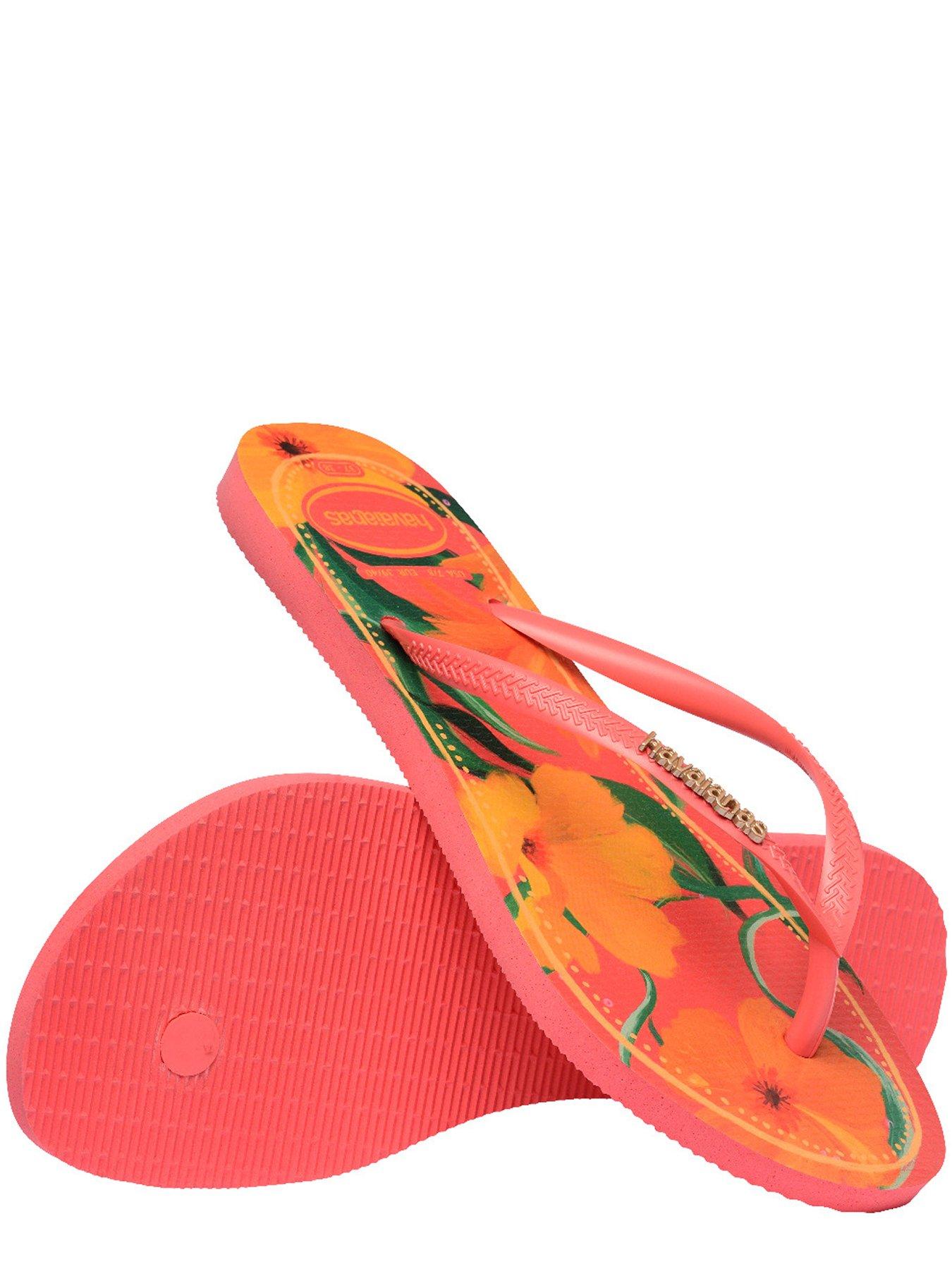 Havaianas Slim Tropical Flip Flop - Tropical Coral | Very