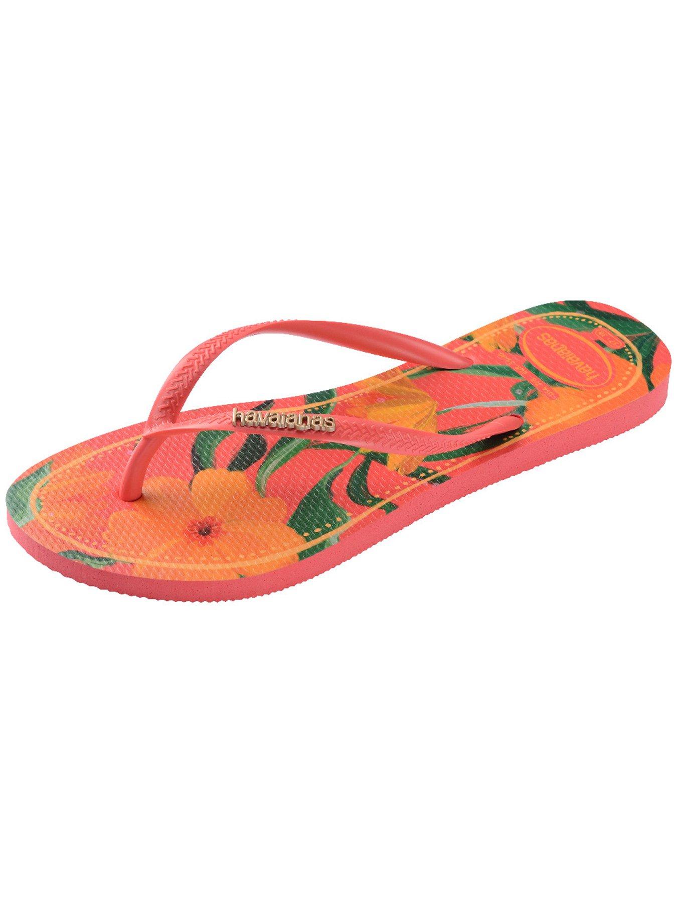Havaianas Slim Tropical Flip Flop - Tropical Coral | Very