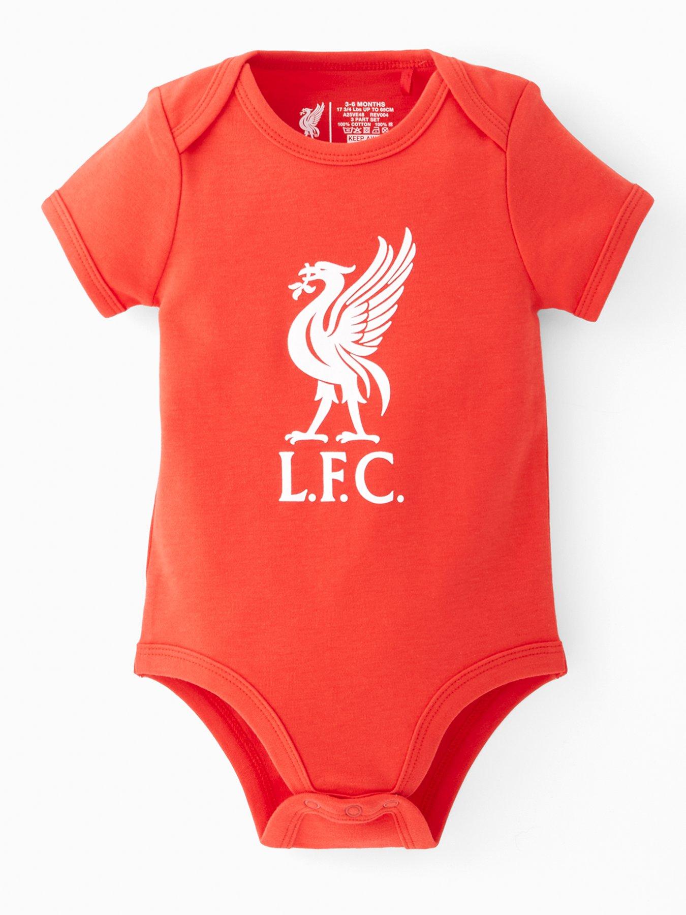 Liverpool FC 3 Pack Baby Bodysuit - Multi | Very