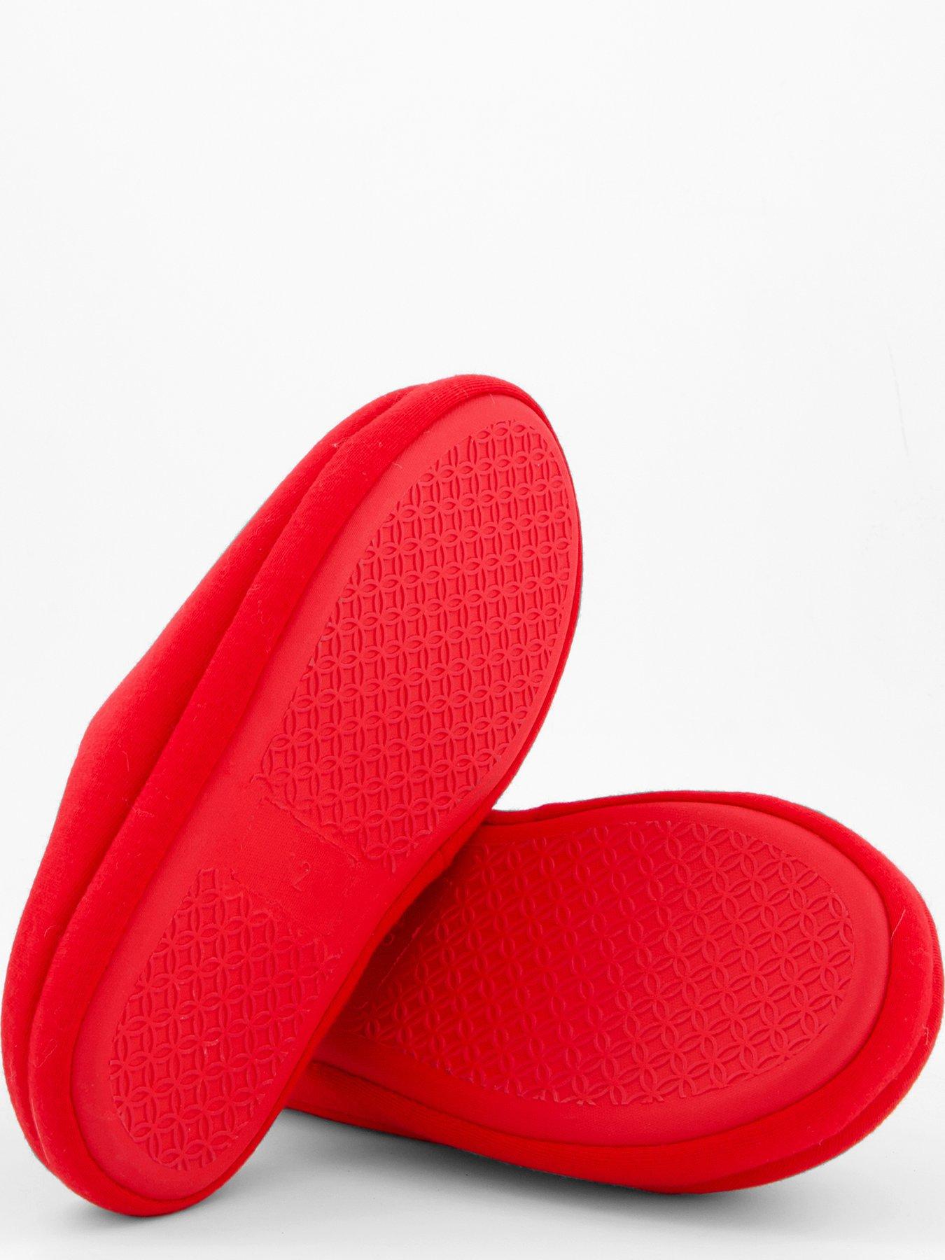 Liverpool FC Junior Logo Detail Slippers - Red | Very