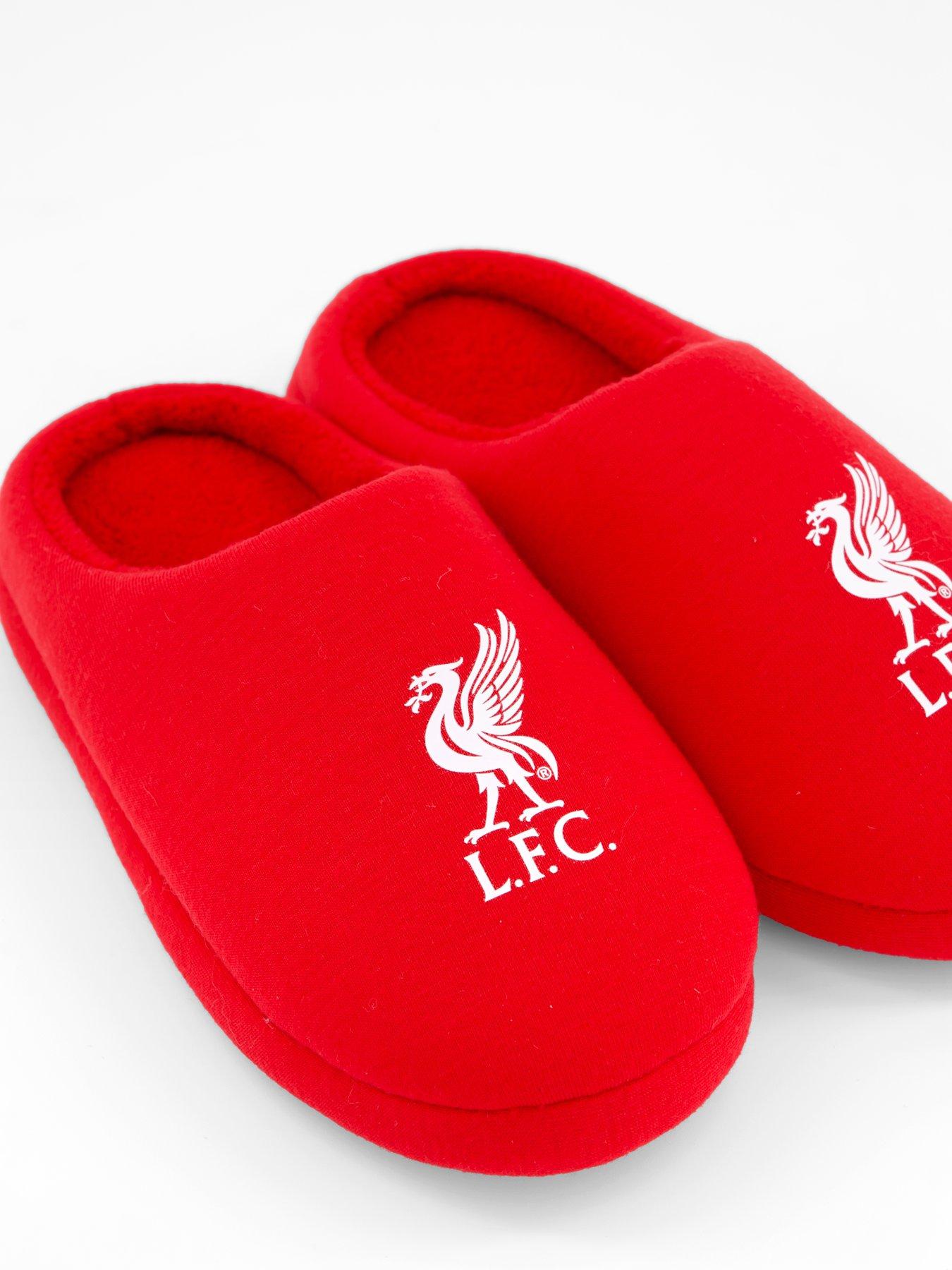 Liverpool FC Junior Logo Detail Slippers - Red | Very