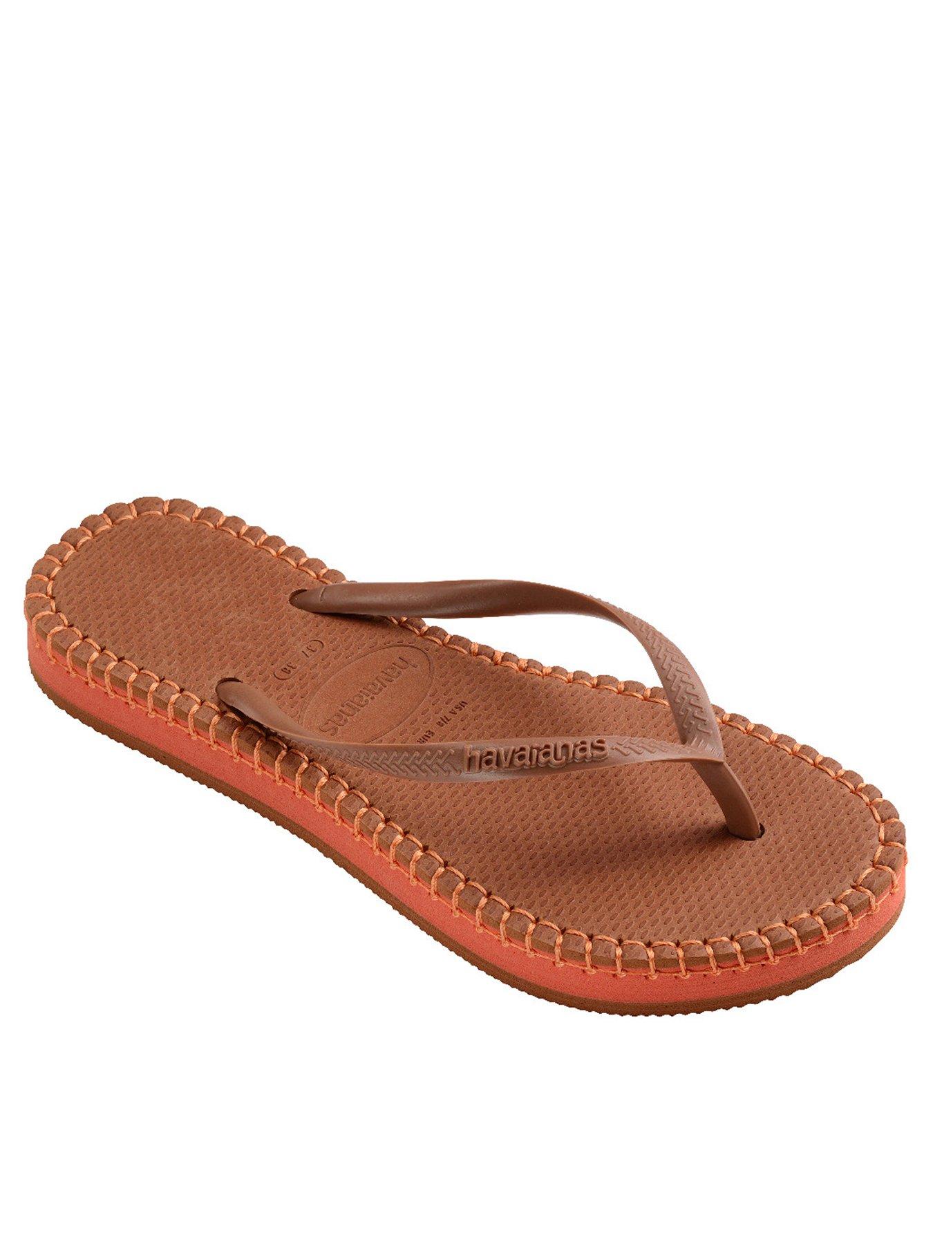 Havaianas Slim Flip Flop Flatform Loop - Rust | Very