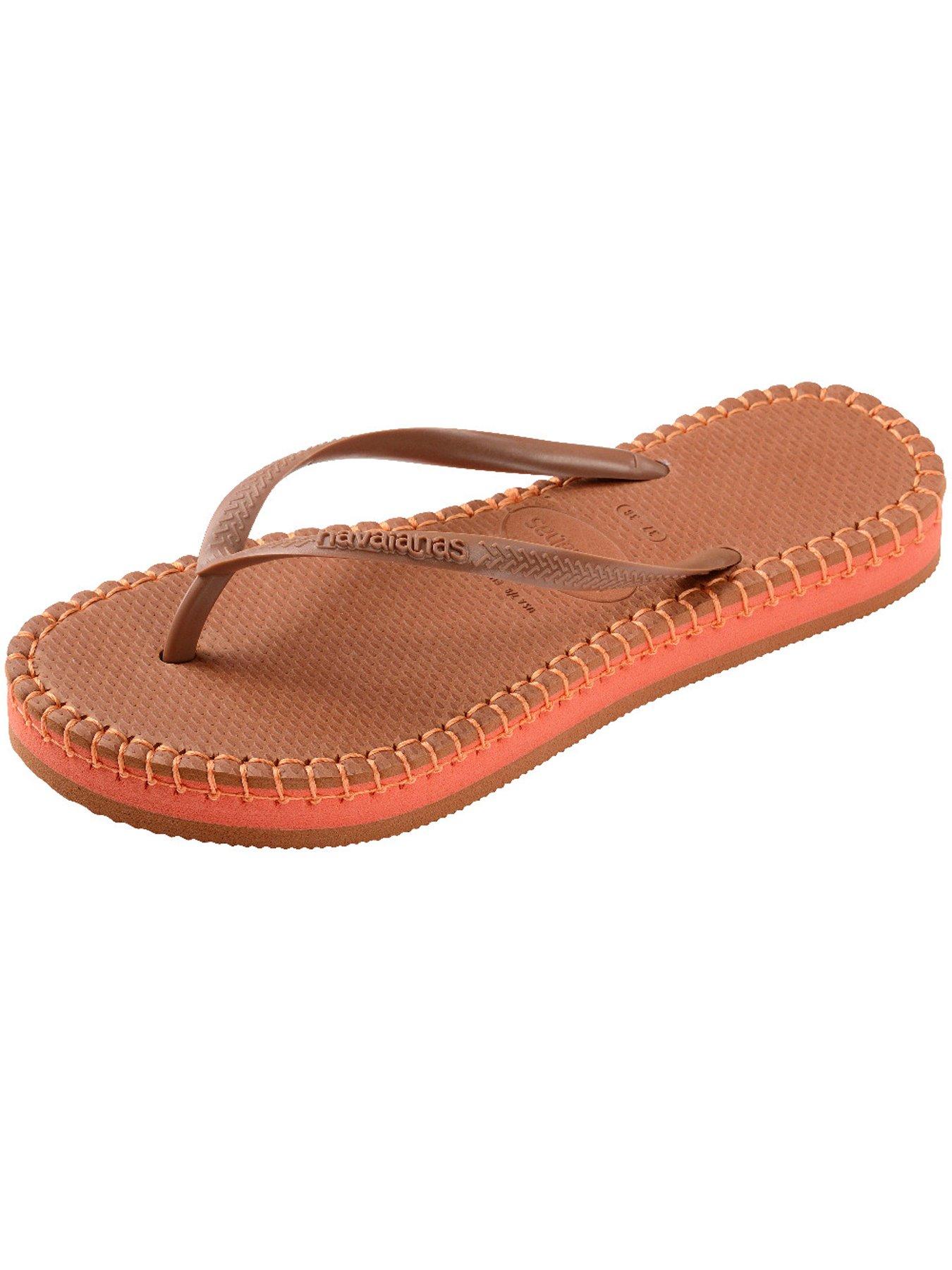 Havaianas Slim Flip Flop Flatform Loop - Rust | Very