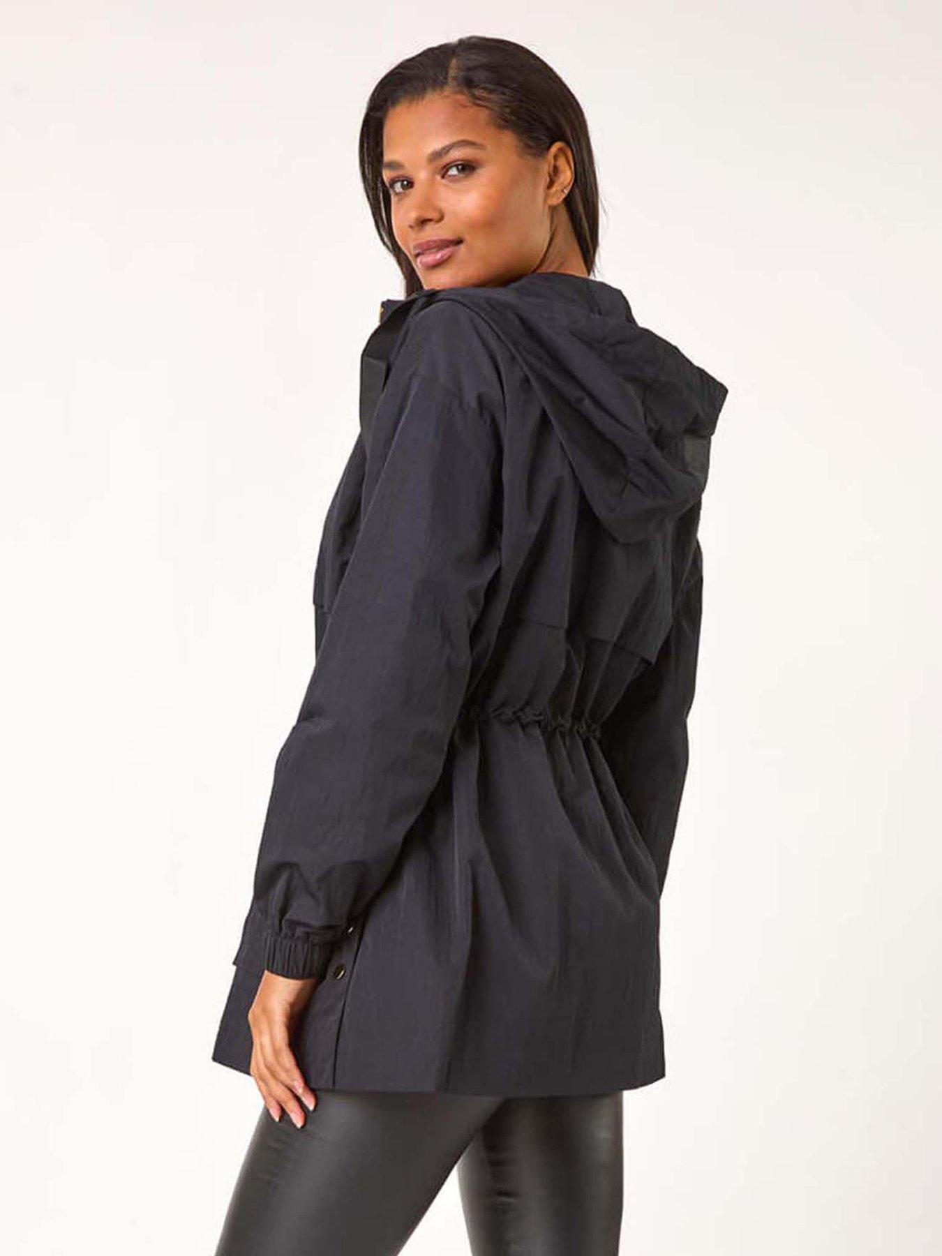 Roman Shower Resistant Rain Jacket - Black | Very