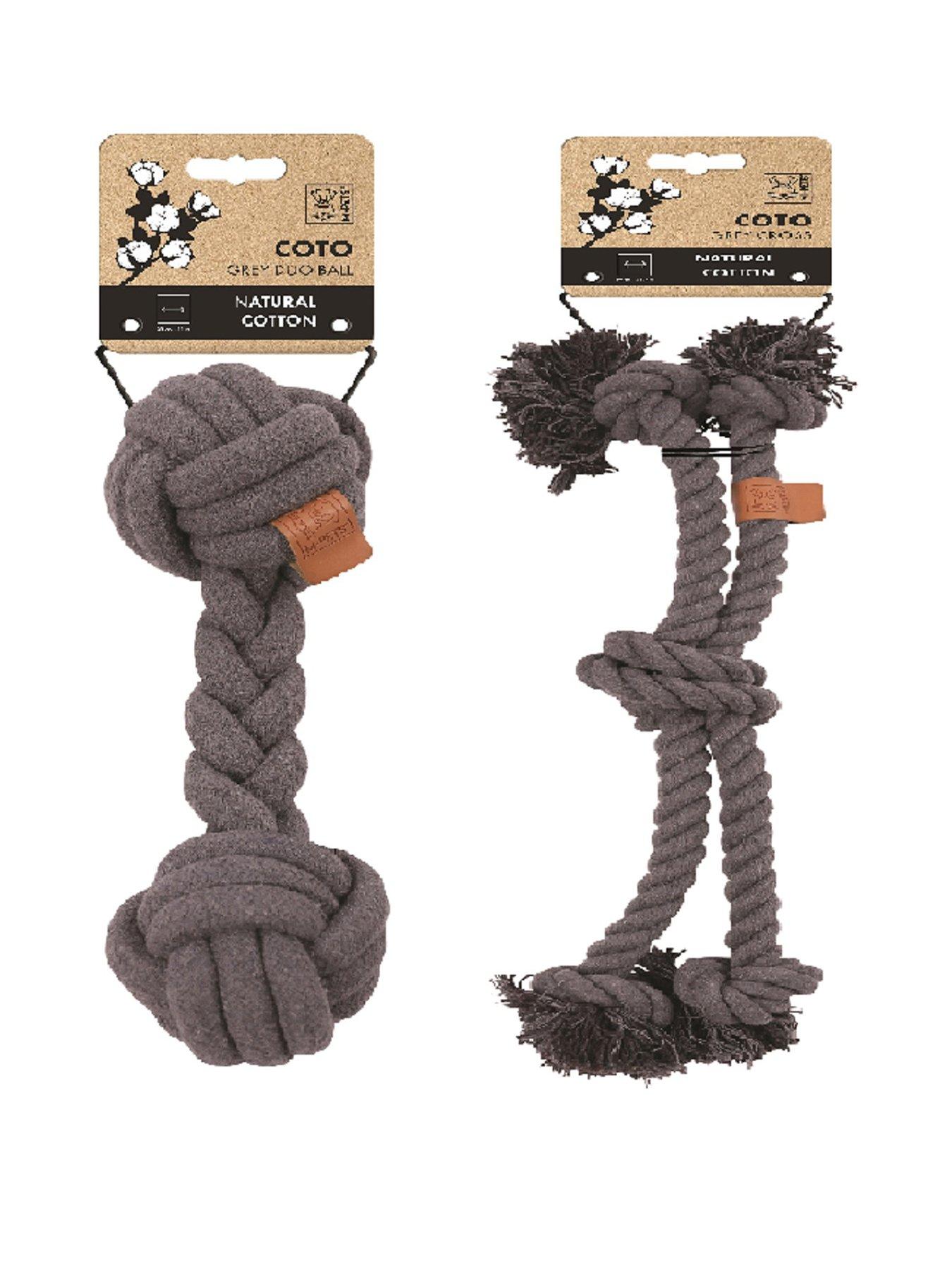 M-Pets Coto Grey Duo Ball 28 Cm/ Coto Grey Cross 60Cm | Very