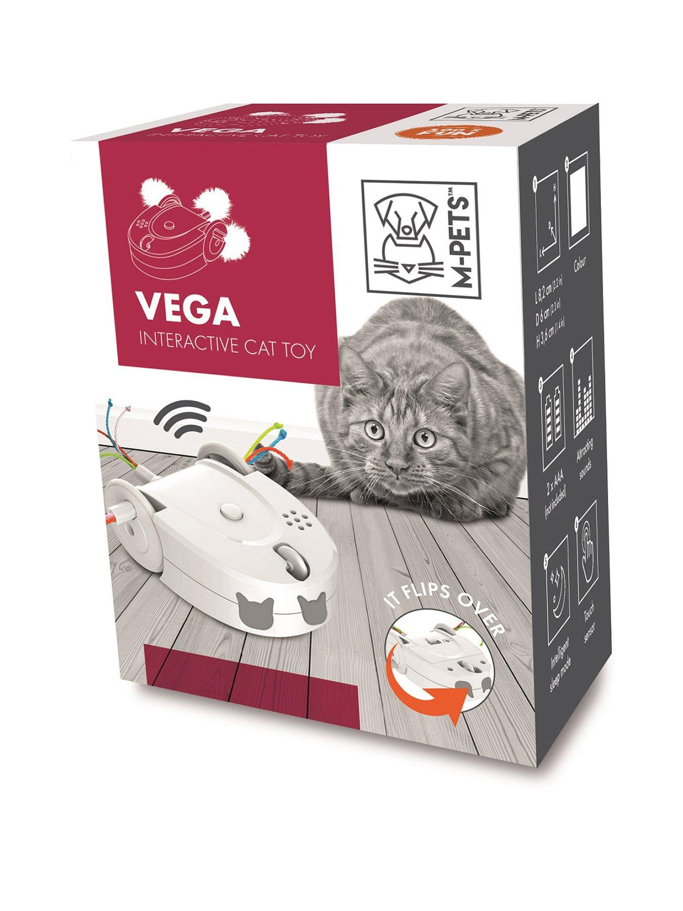 M-Pets Vega Interactive Cat Toy - White | Very