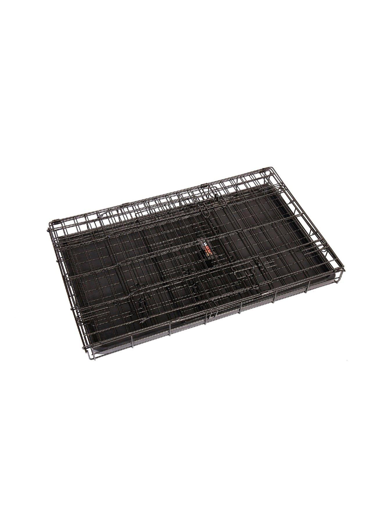 RAC Metal Fold Flat Crate With Plastic Tray - Medium | Very