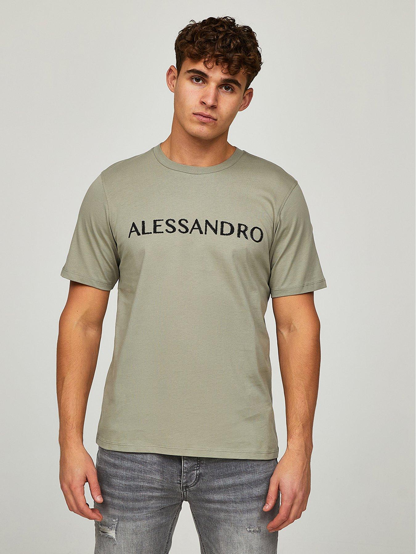 Alessandro Zavetti Meucci Puff Logo T-Shirt - Beige | Very