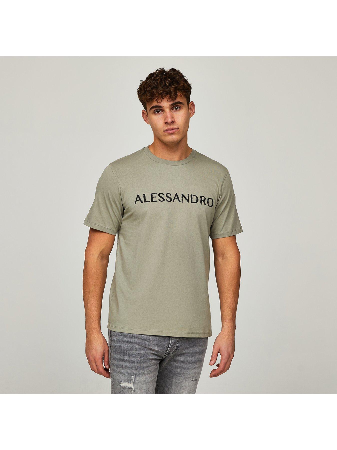 Alessandro Zavetti Meucci Puff Logo T-Shirt - Beige | Very