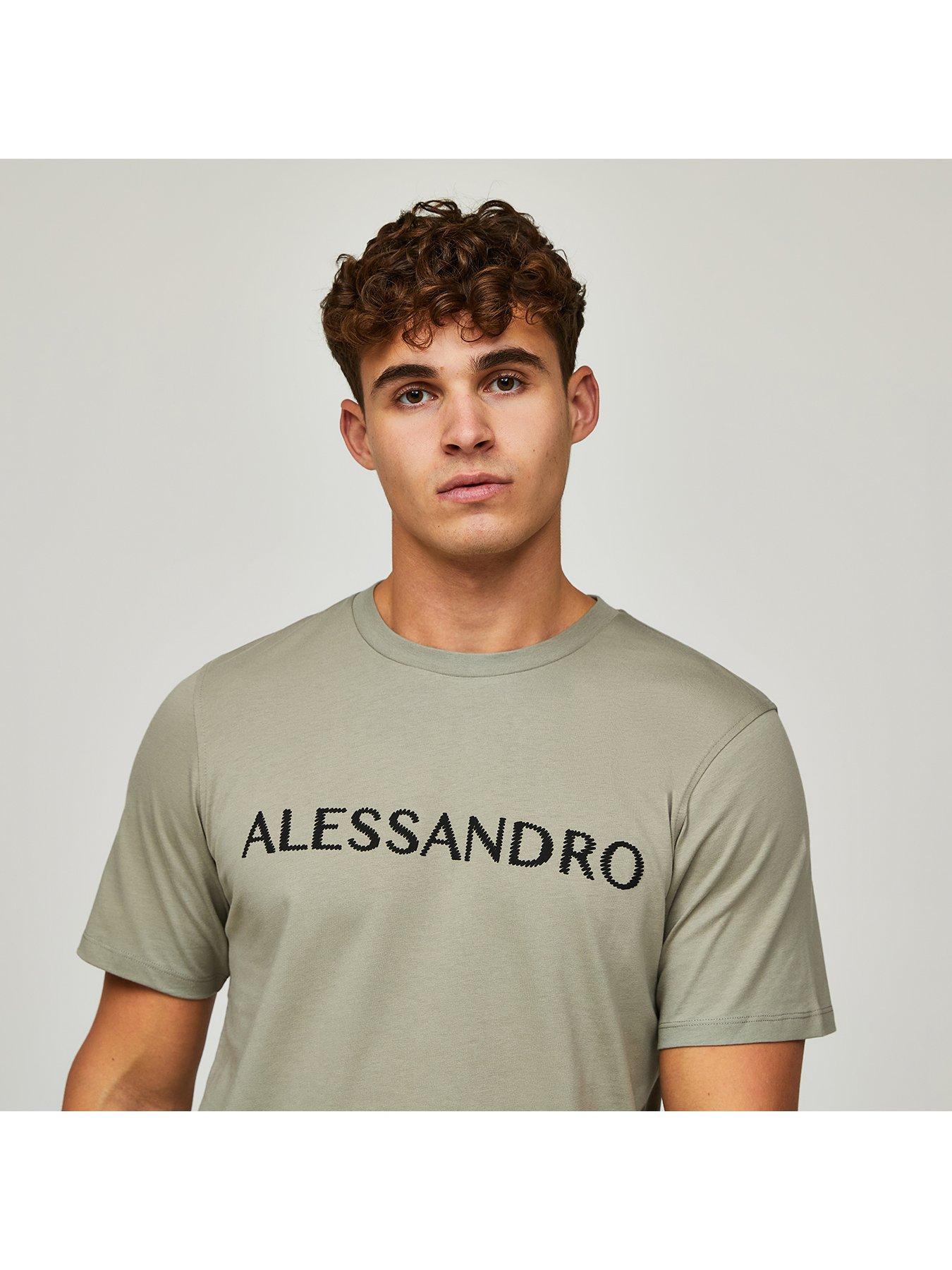 Alessandro Zavetti Meucci Puff Logo T-Shirt - Beige | Very