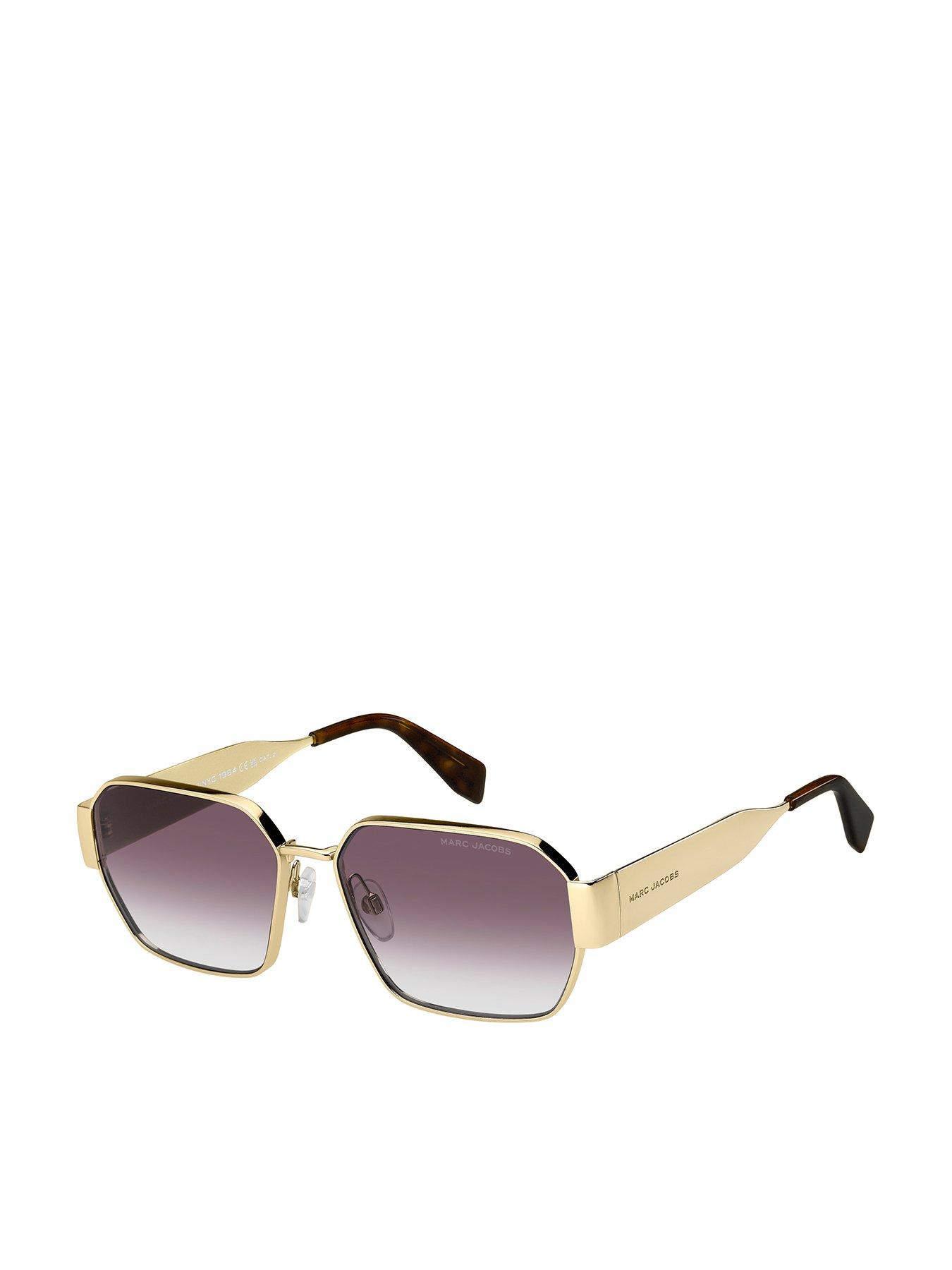 MARC JACOBS 805/S Metal Round Metal Sunglasses - Gold | Very