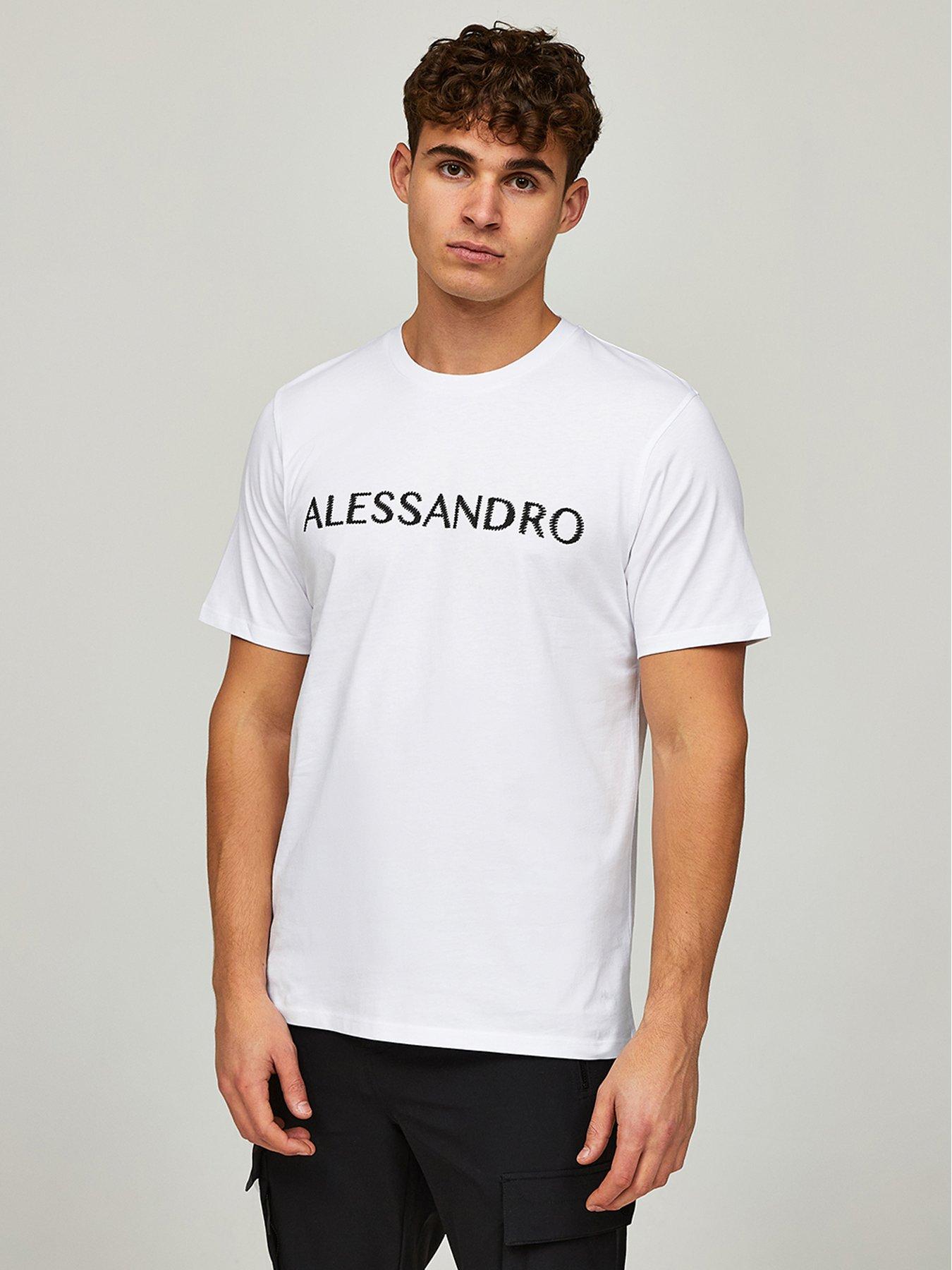 Alessandro Zavetti Meucci Puff Logo T-Shirt - White | Very