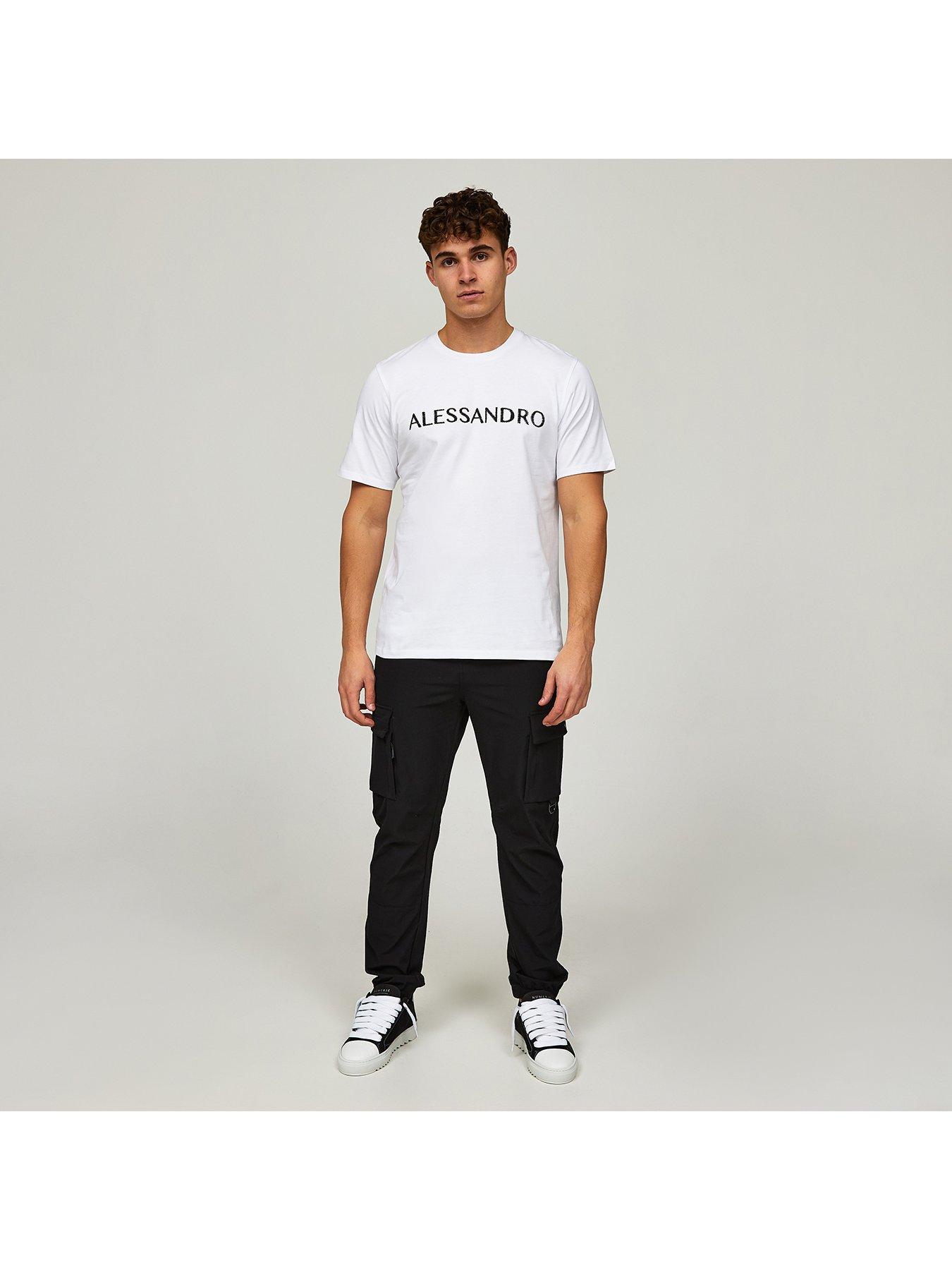 Alessandro Zavetti Meucci Puff Logo T-Shirt - White | Very