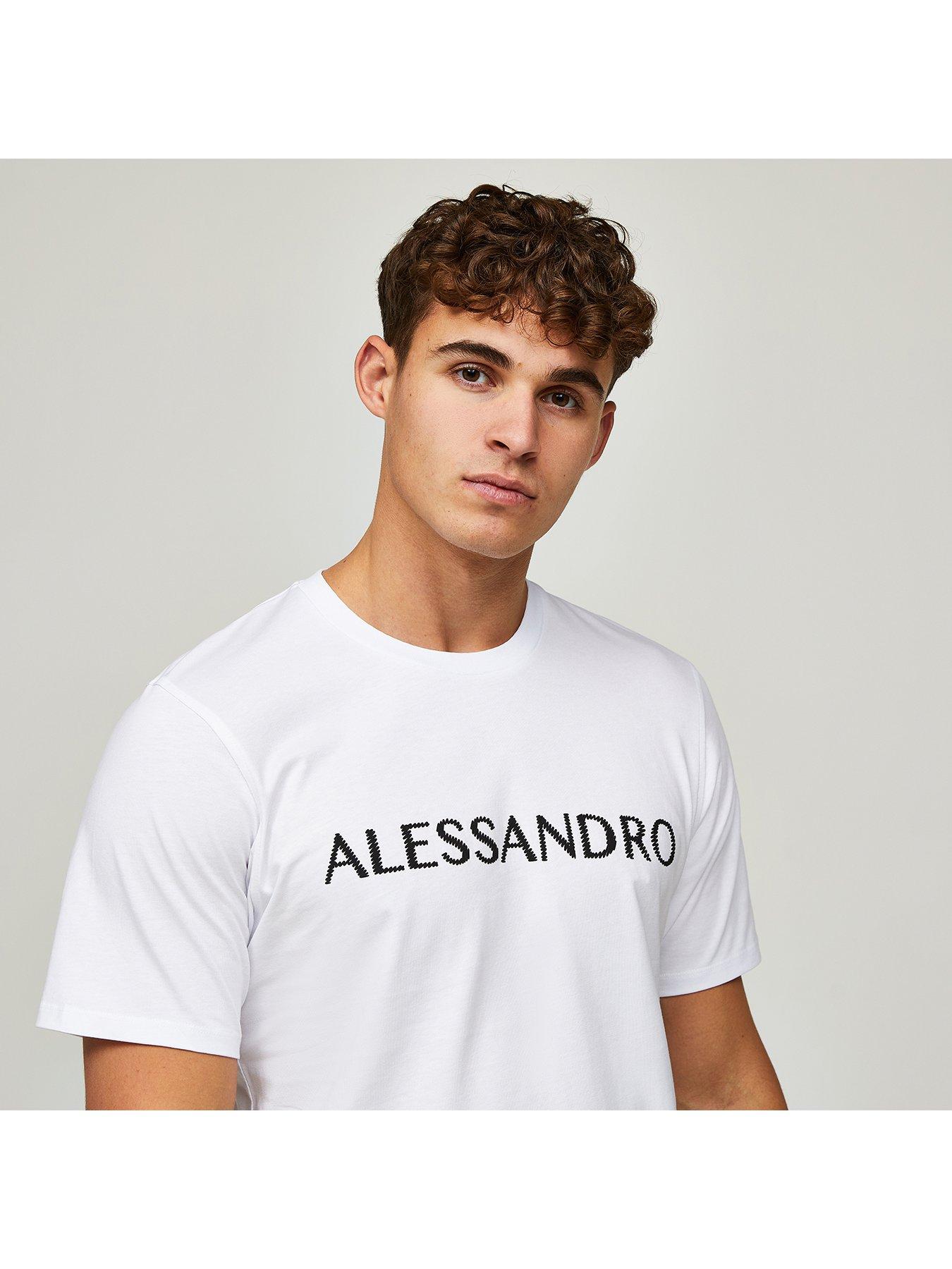 Alessandro Zavetti Meucci Puff Logo T-Shirt - White | Very