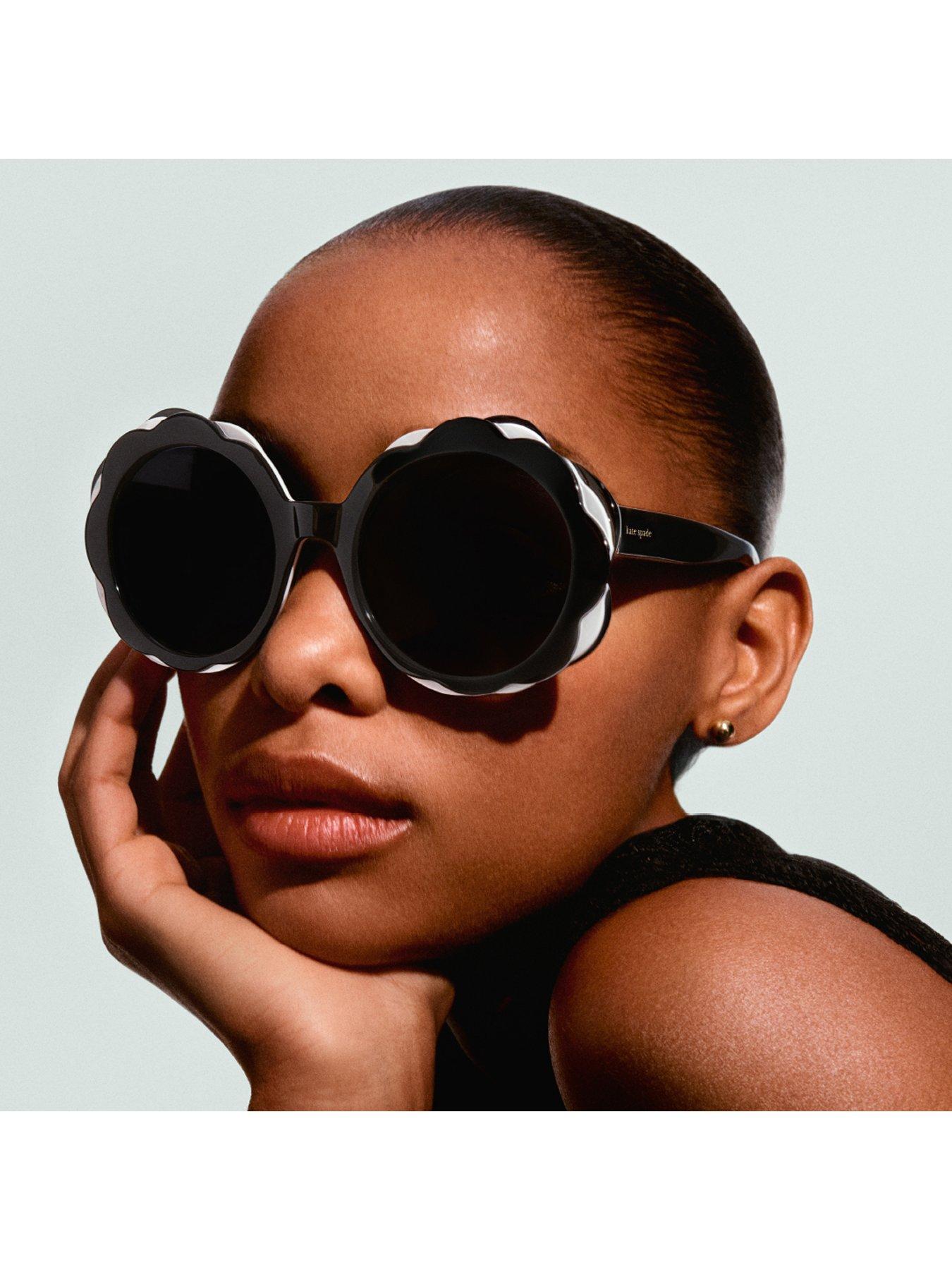 Kate Spade New York Vivi 2/G/S Acetate Sunglasses - Black | Very