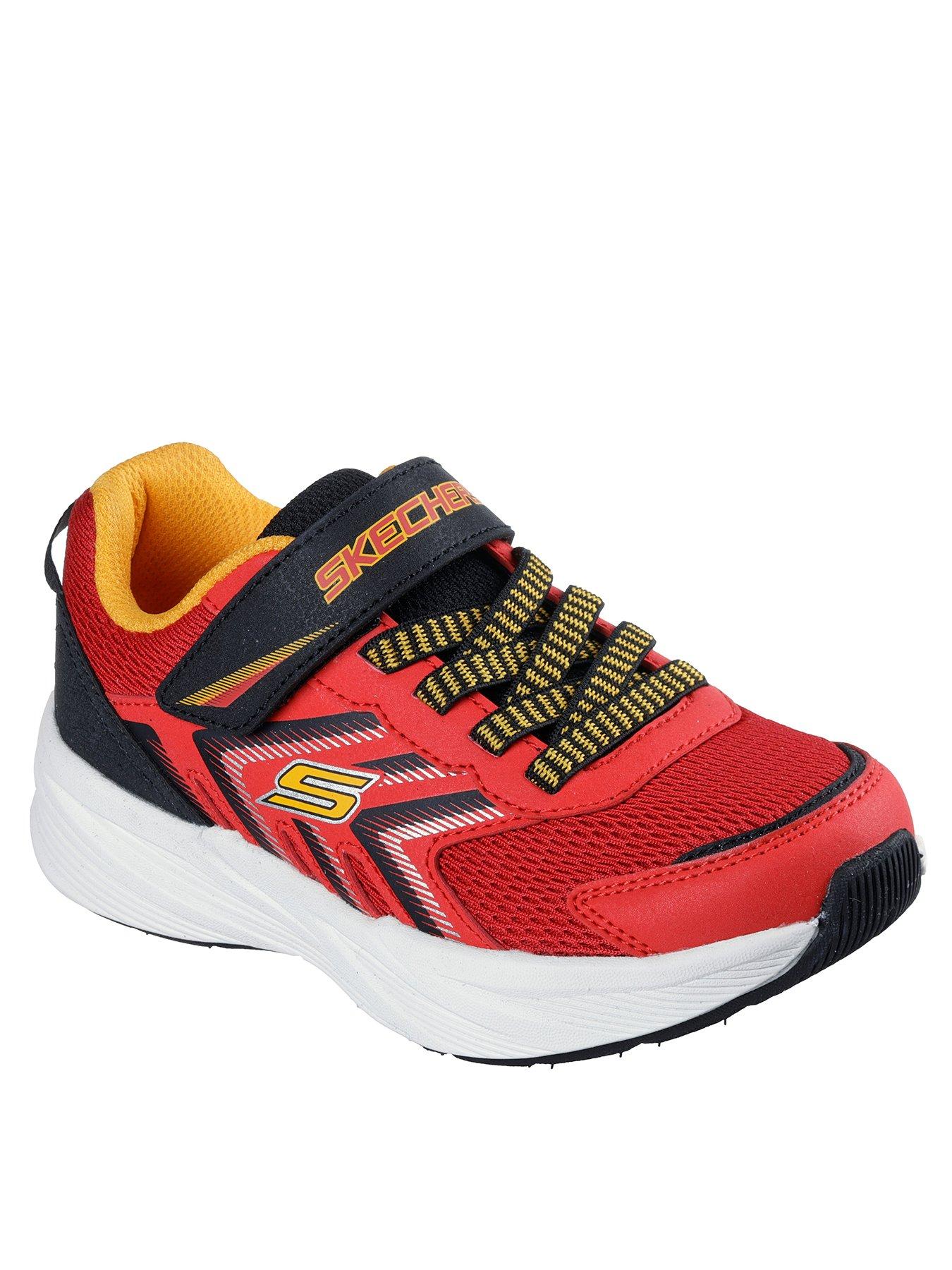 Skechers Lightweight Gore & Strap Sneaker W/ Overlays & Bottom Plate ...