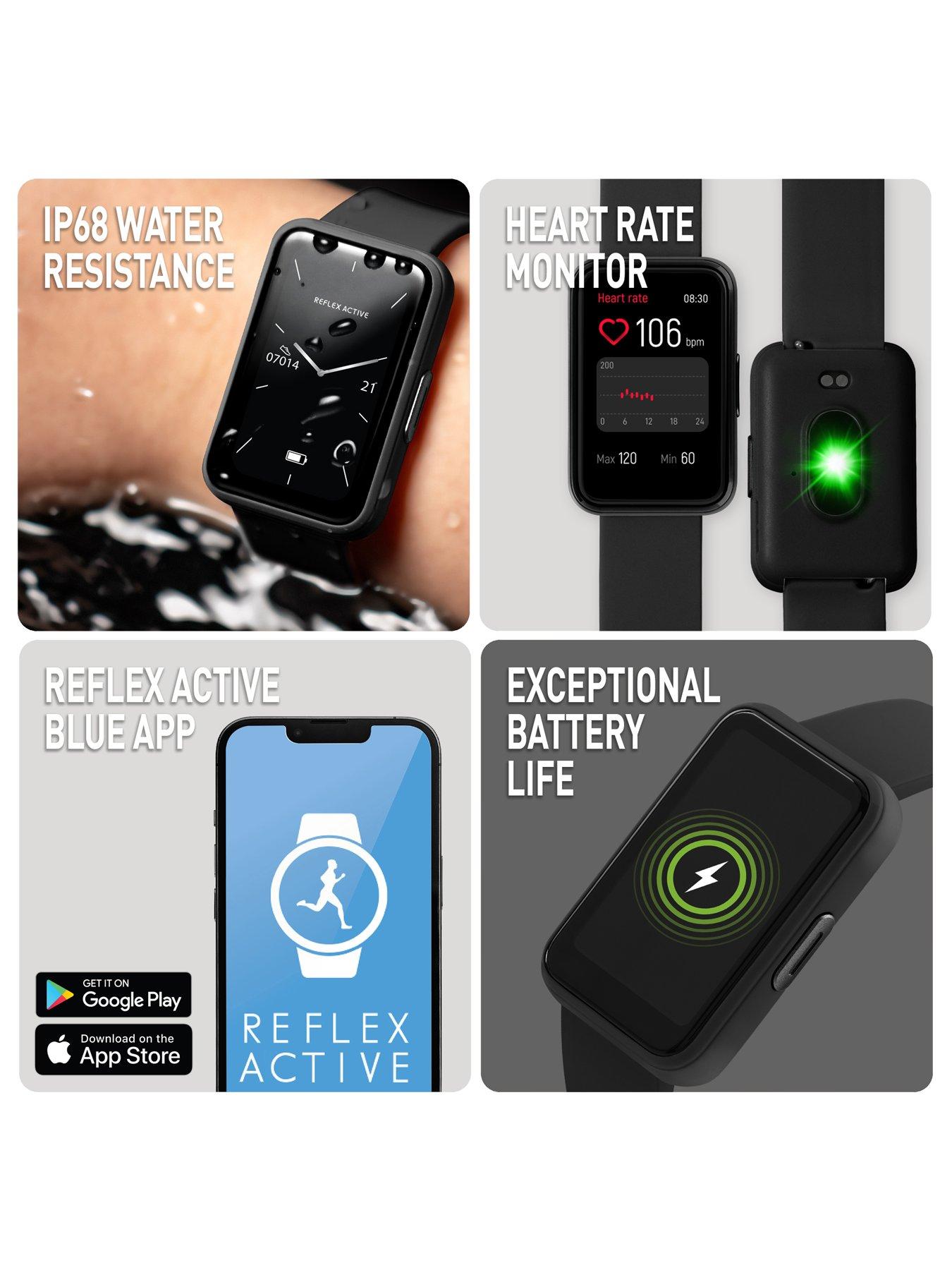 Reflex Active Series 49 Black Strap Smart Calling Watch | Very