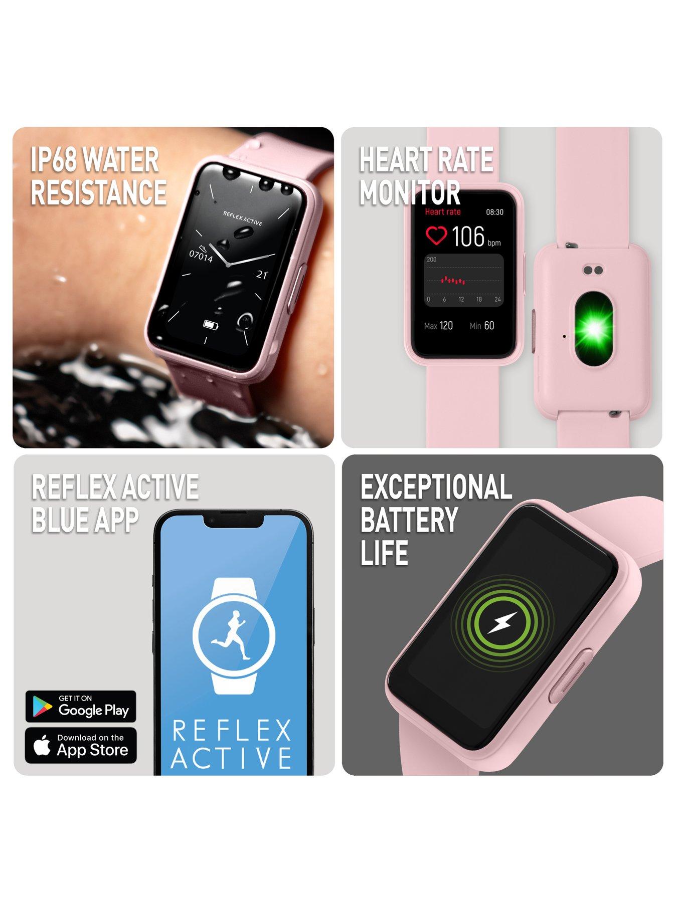 Reflex Active Series 49 Pink Strap Smart Calling Watch | Very