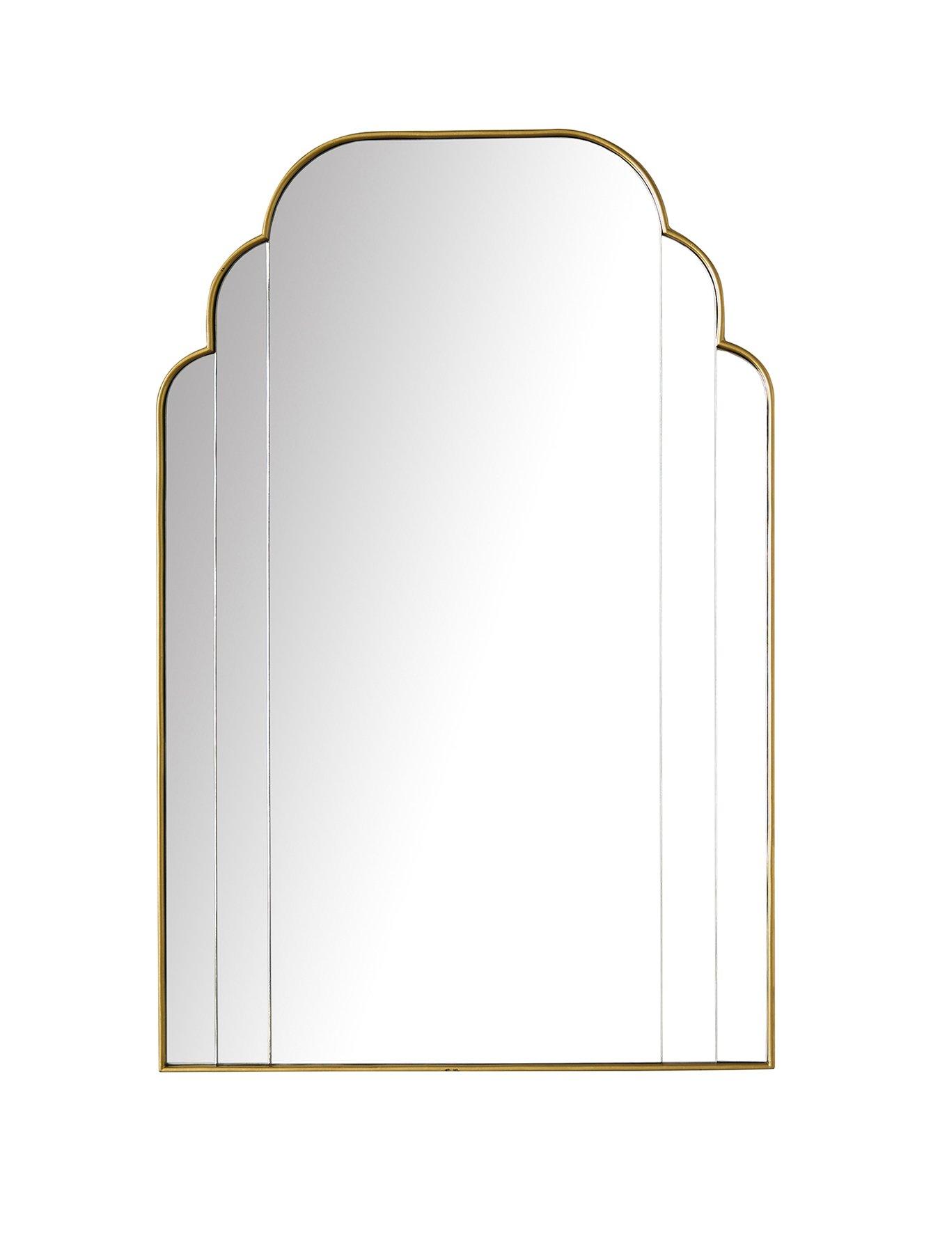 The Very Collection Fluted Edge Wall Mirror 60x90cm | Very