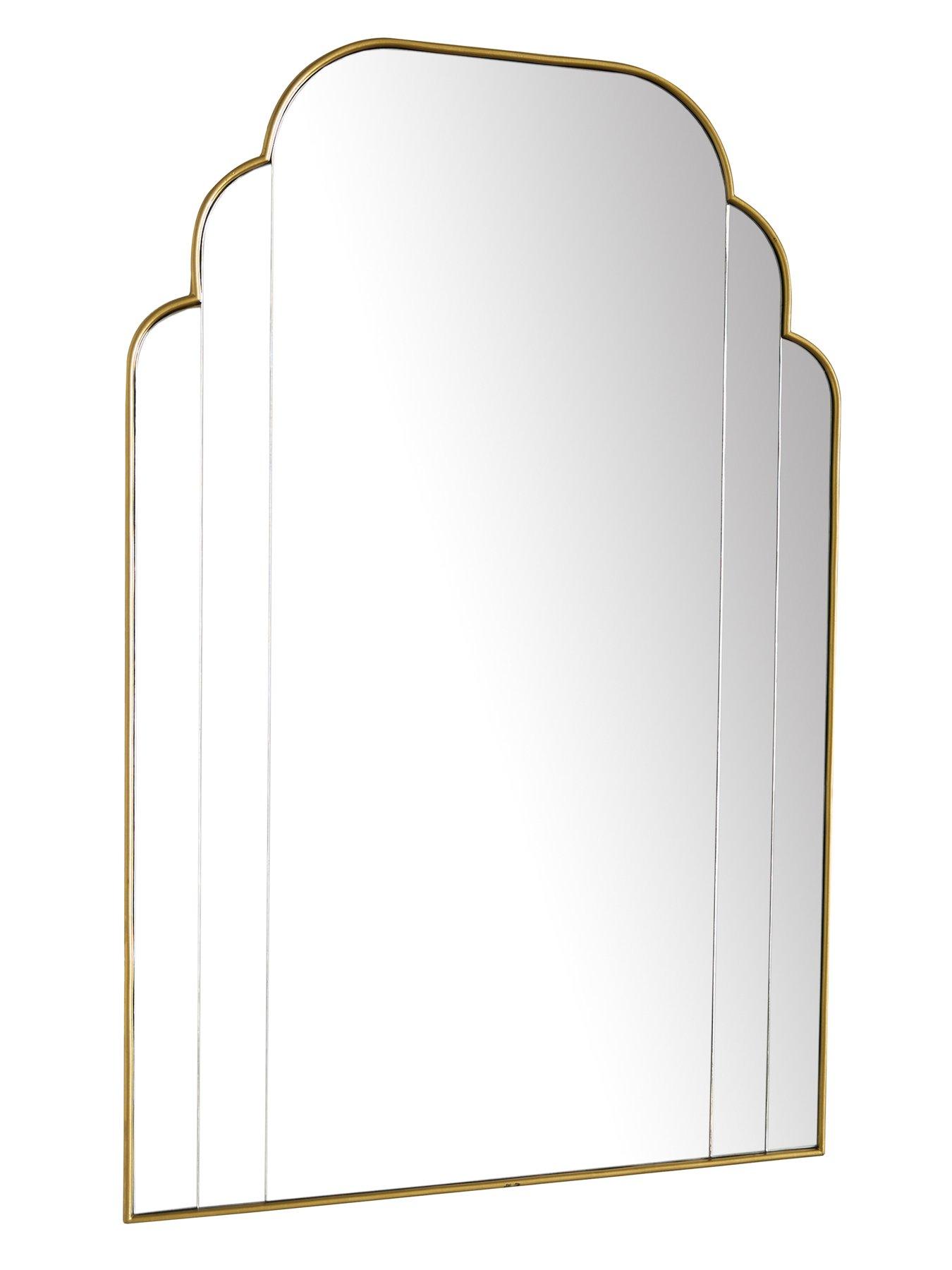 The Very Collection Fluted Edge Wall Mirror 60x90cm | Very
