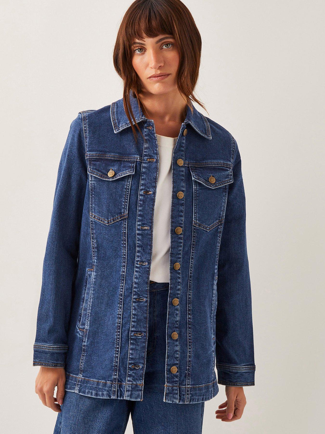 Monsoon Milly Denim Jacket - Blue | Very