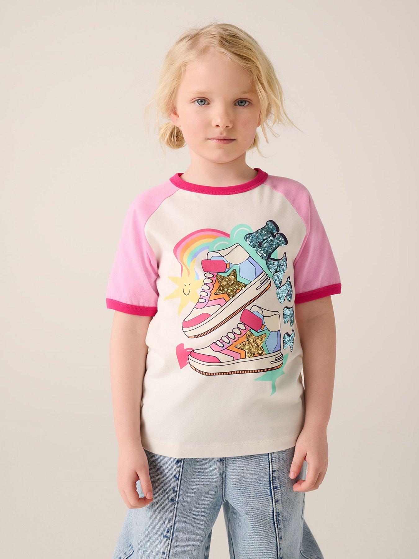 Little Bird Happy Trainer T-Shirt - Multi | Very