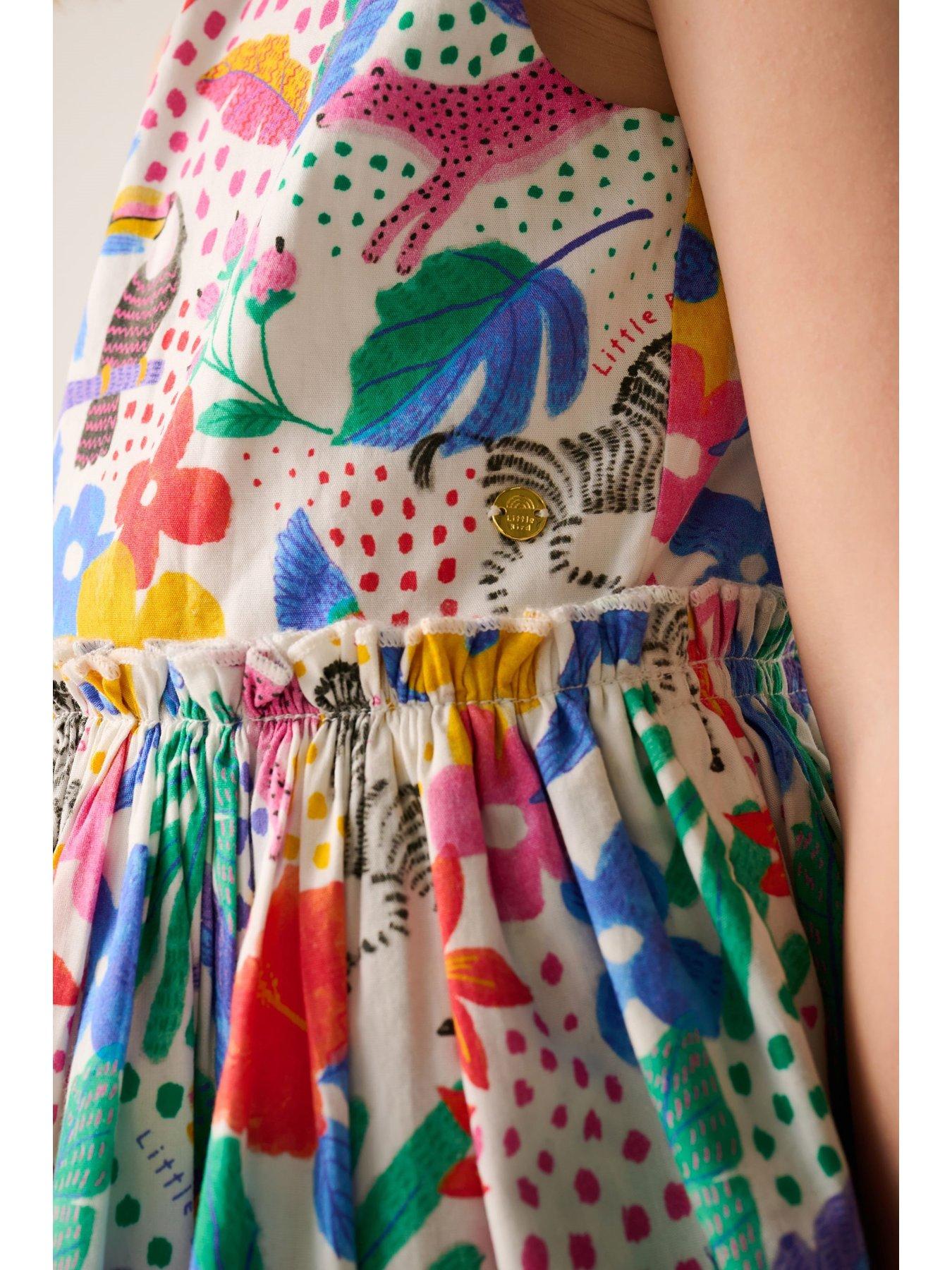 Little Bird Girls Rainbow Floral Dress - Multi | Very