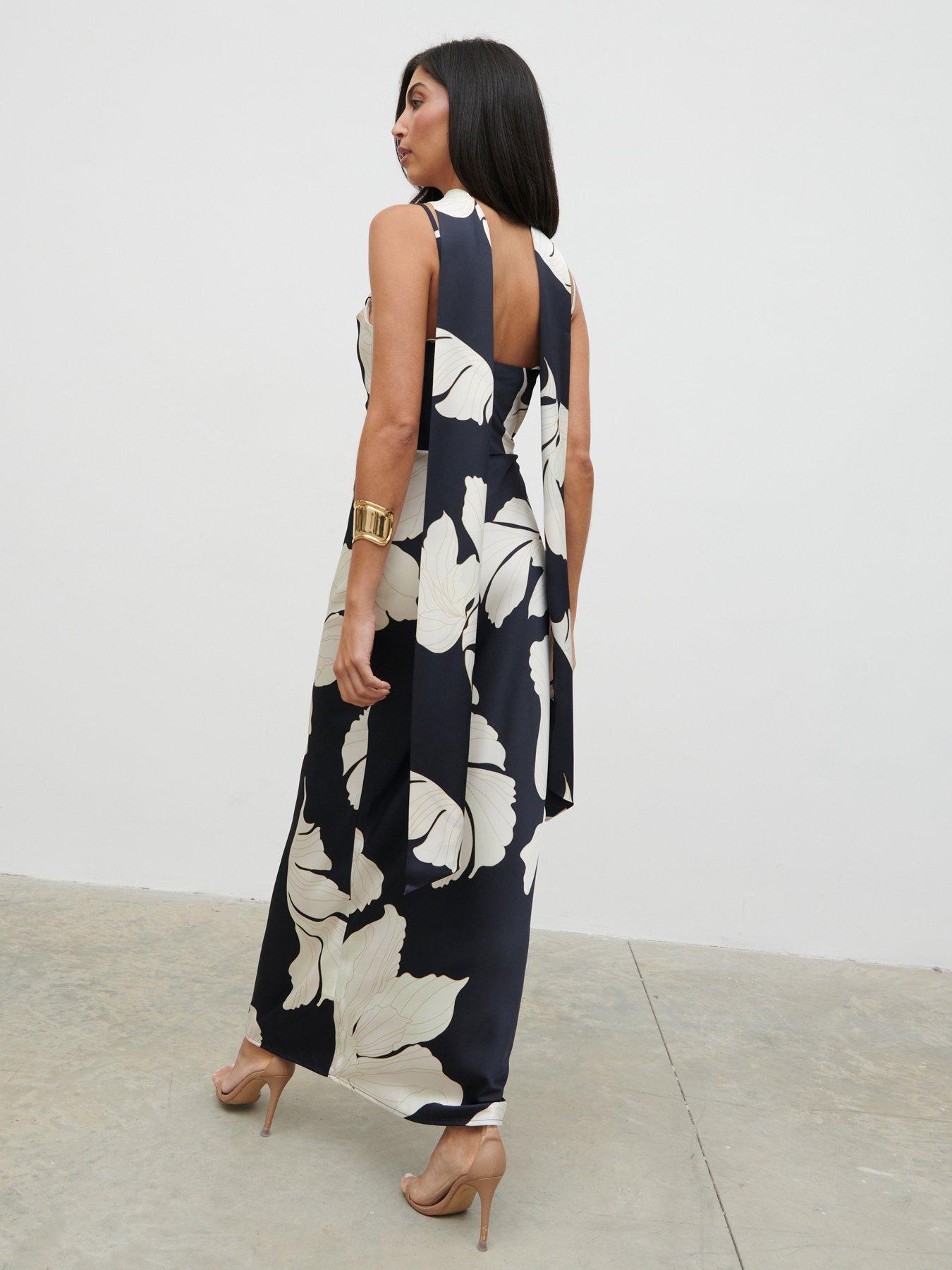 Pretty Lavish Keisha Scarf Maxi Dress - Multi | Very