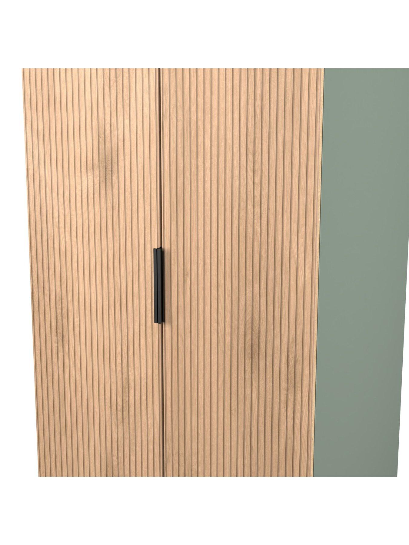 SWIFT Lane Ready Assembled 2 Door Wardrobe - Green | Very
