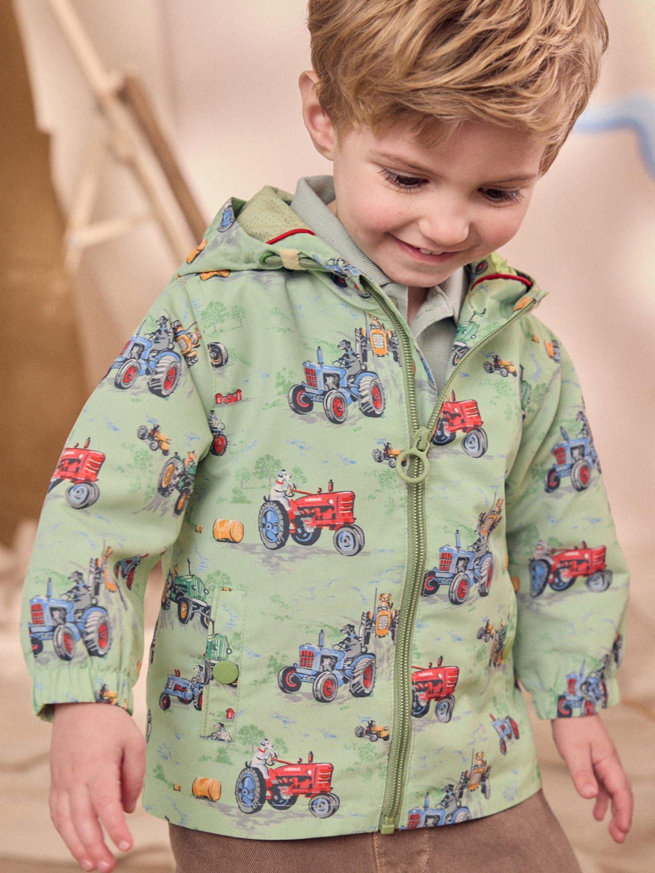 Cath Kidston Tractor Hooded Jacket - Green | Very