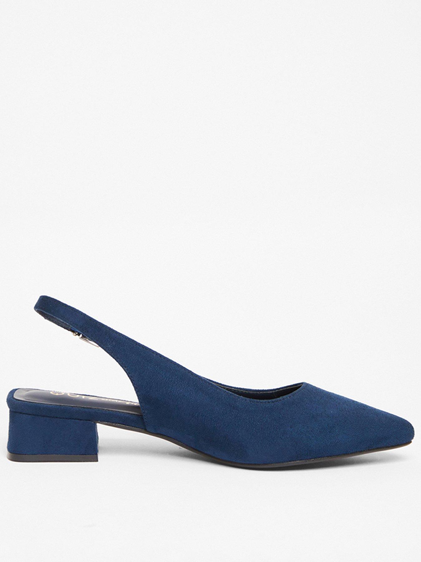 Womens Blue Wide Fit Shoes | Navy, Royal Blue | Very