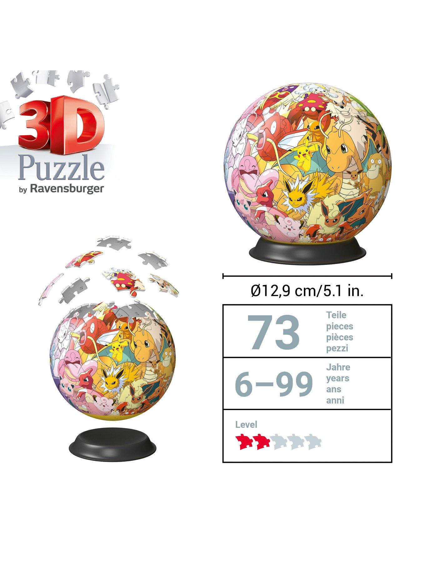 Pokemon New Pokémon 3D Puzzle Ball – 72-Piece | Very