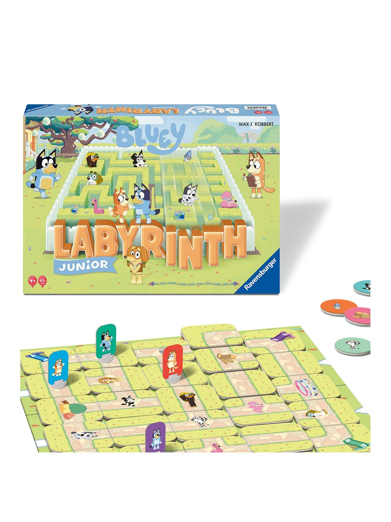 Bluey Junior Labyrinth Moving Maze Board Game | Very