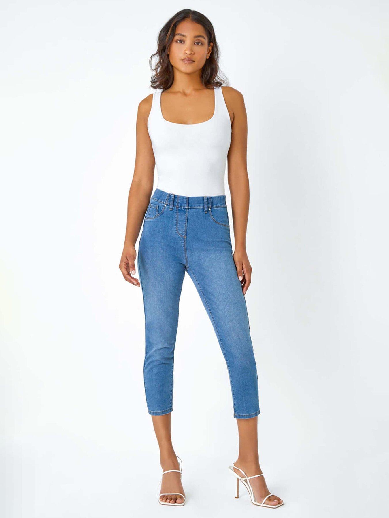 Roman Cropped Stretch Denim Jegging | Very
