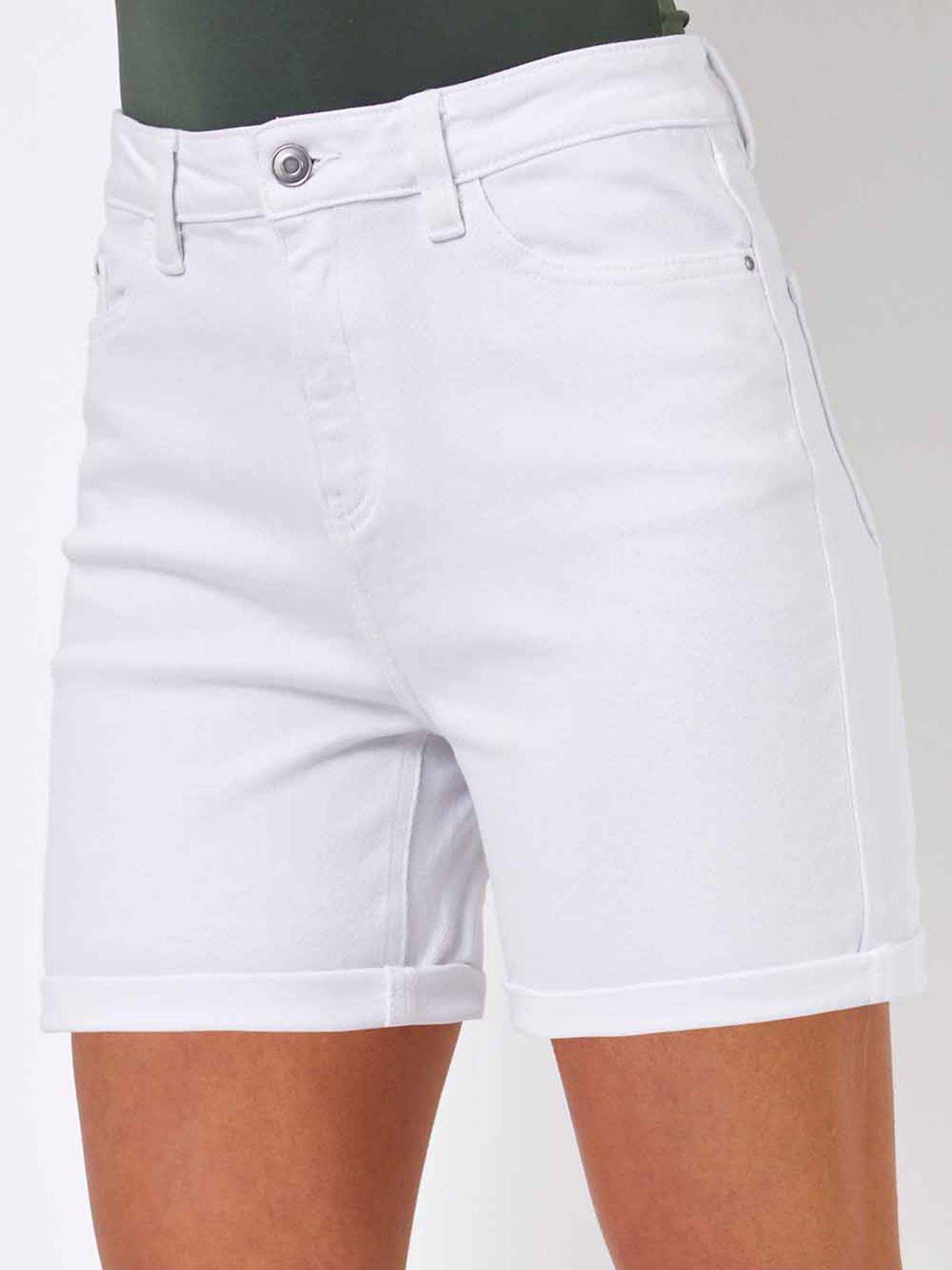 Roman Stretch Denim Mom Shorts | Very