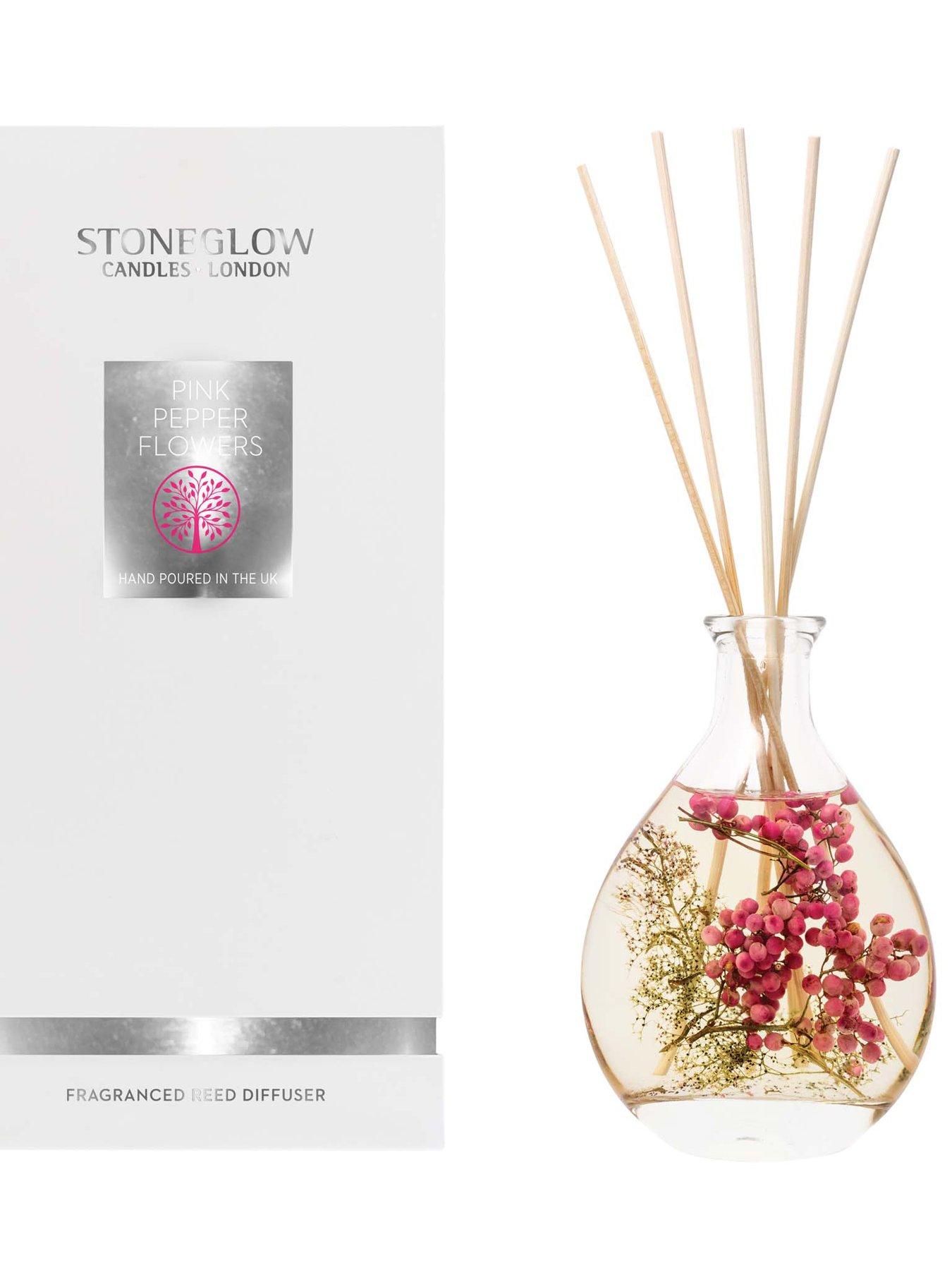 Stoneglow Natures Gift Pink Pepper Flowers Reed Diffuser | Very