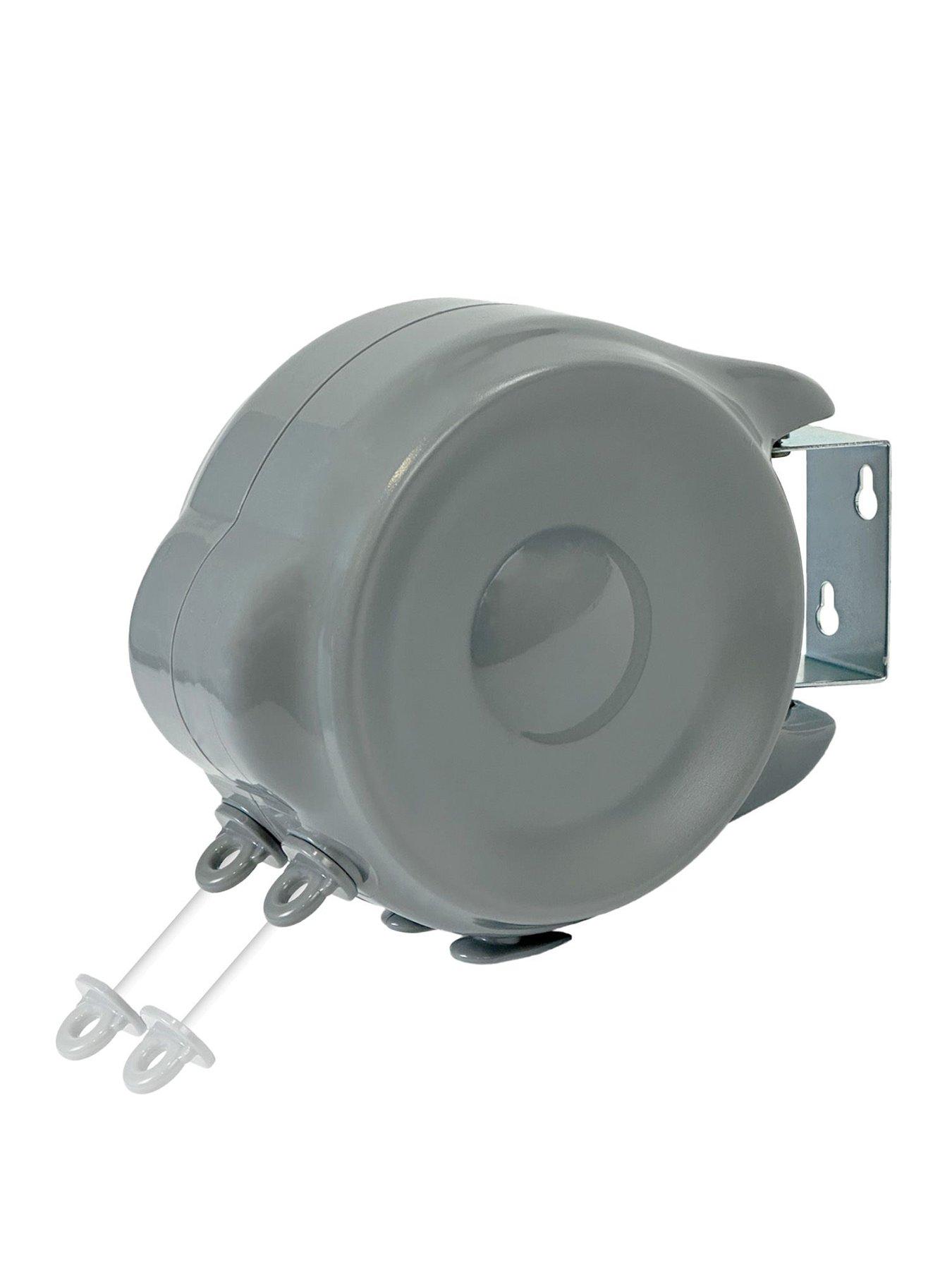Addis Dual Line 30m Retractable Clothes Washing Line Wall Mounted | Very