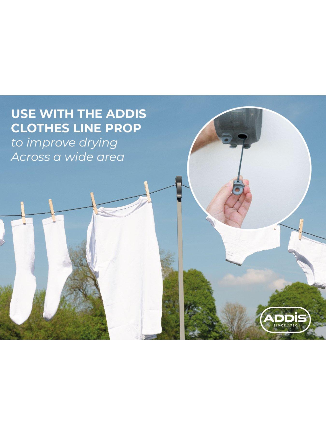 Addis Dual Line 30m Retractable Clothes Washing Line Wall Mounted | Very