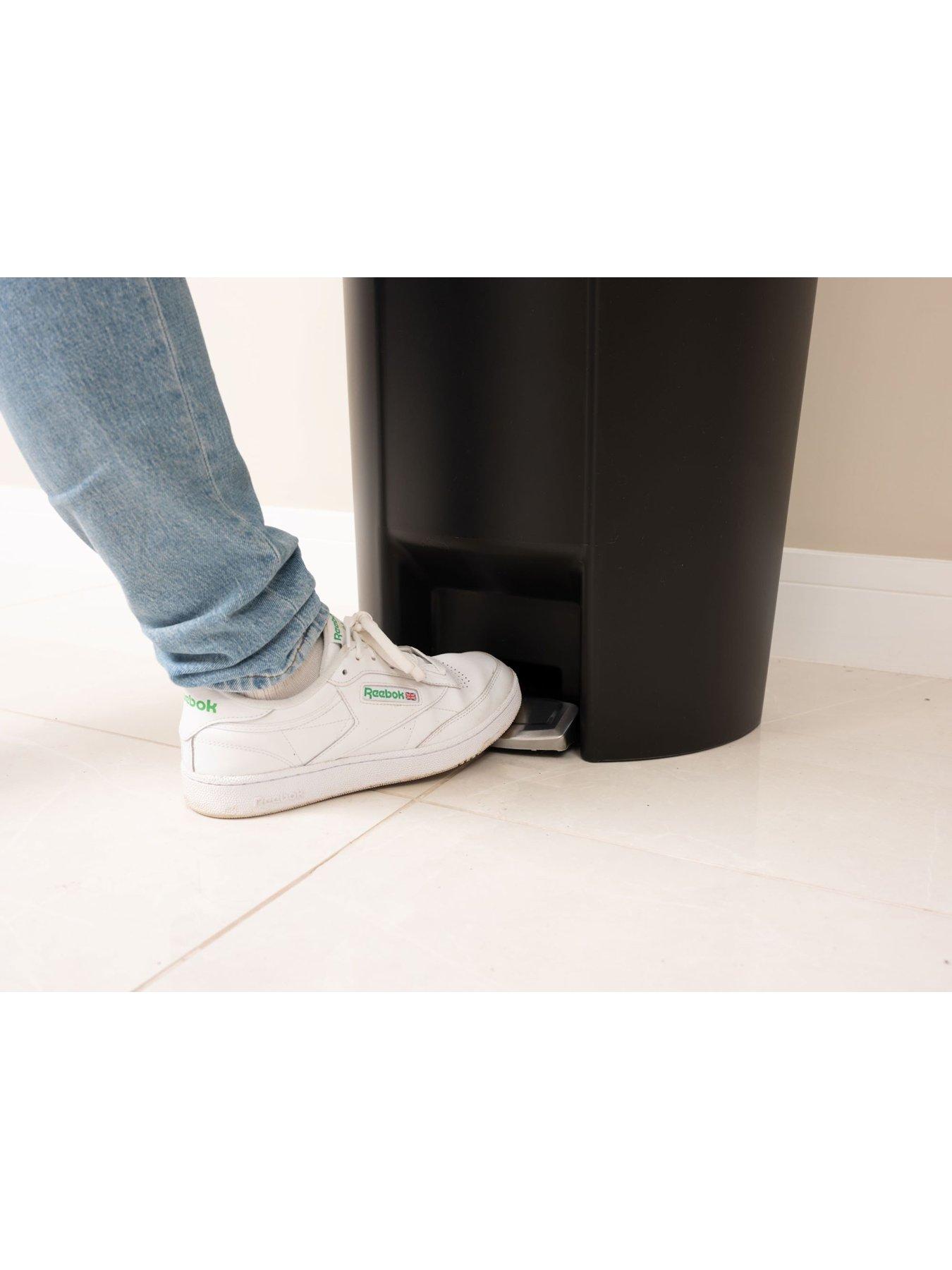 Addis Mode 50ltr Semi D Shape Plastic Pedal Bin - Black | Very