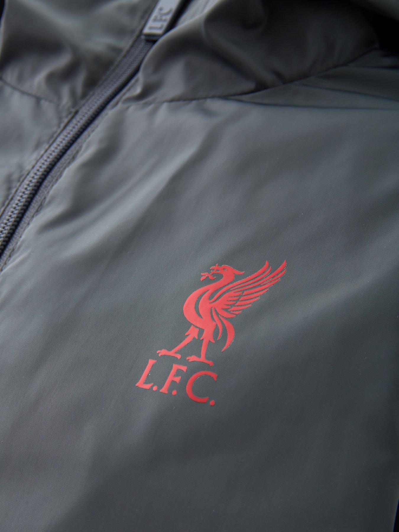 Liverpool FC Junior Zip Through Windcheater - Grey | Very
