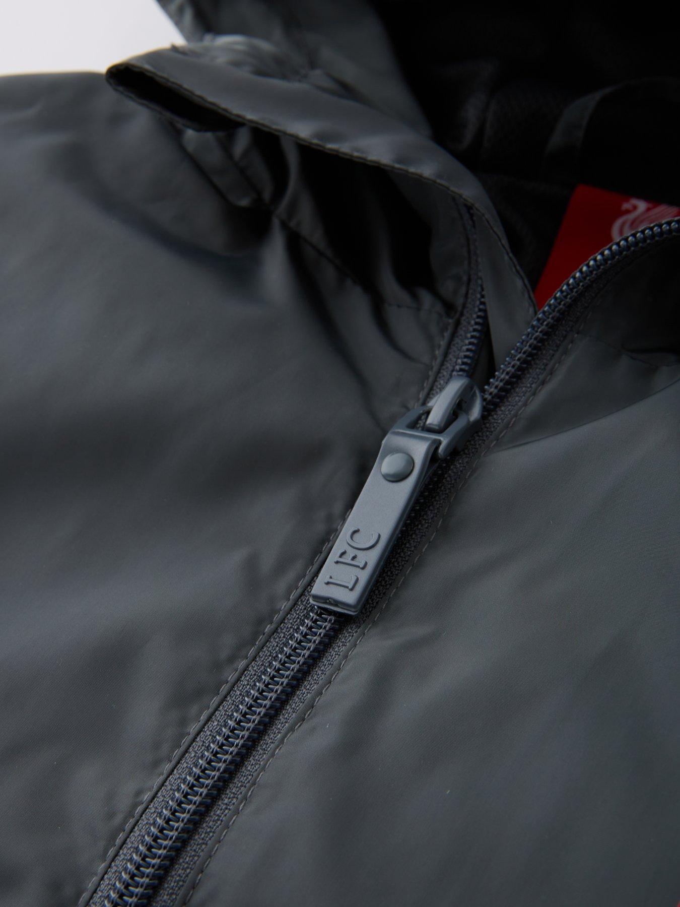 Liverpool FC Junior Zip Through Windcheater - Grey | Very
