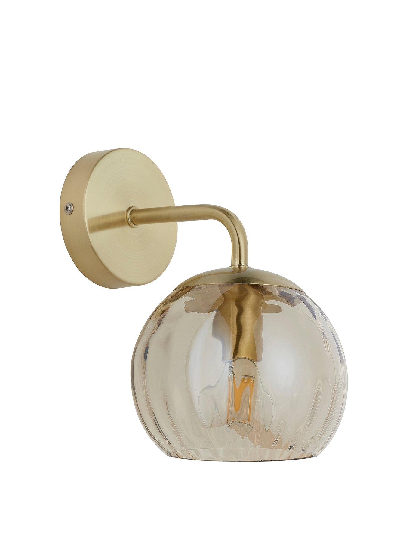 Gallery Direct Dimple 1 Wall Light | Very