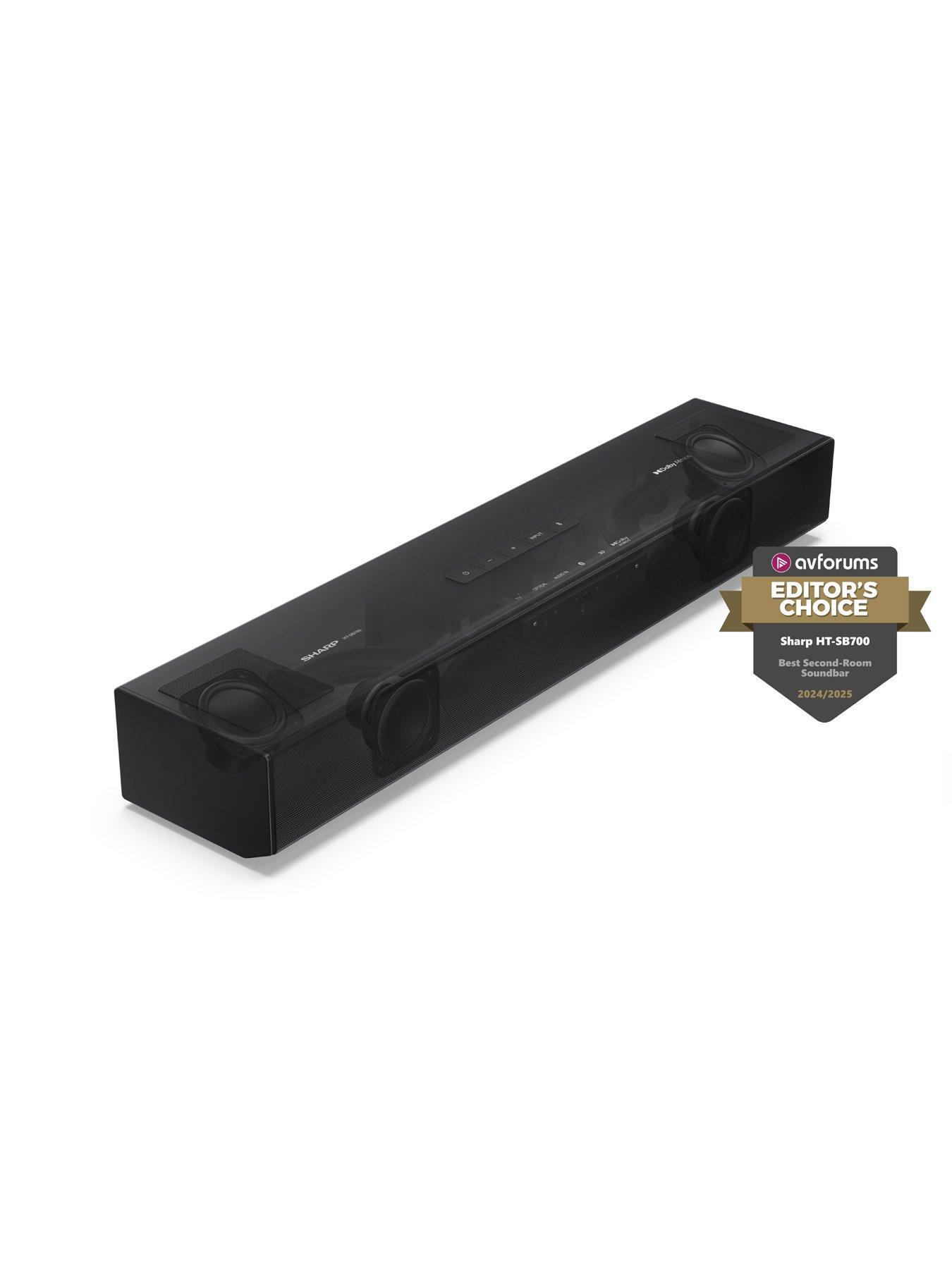 Sharp Soundbar HT-SB700 140W Dolby Atmos 2.0.2 Channel Black | Very