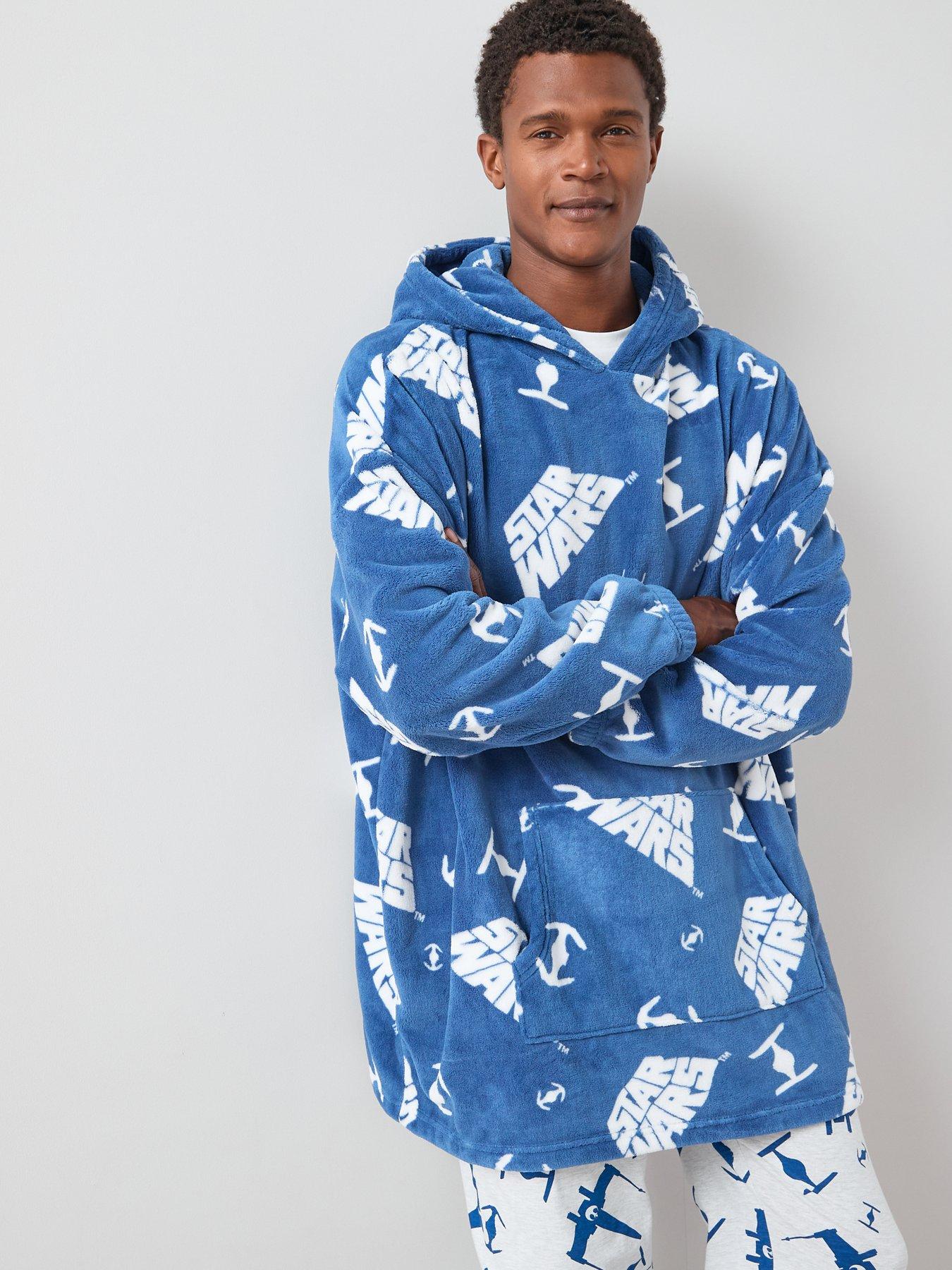 The Very Collection Star Wars Fleece Hooded Blanket - Blue | Very