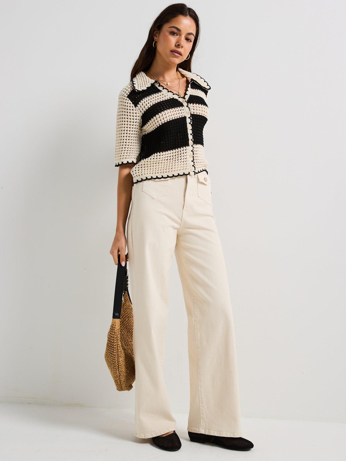 Only Lucie Life 3/4 Knitted Cardigan - Multi | Very
