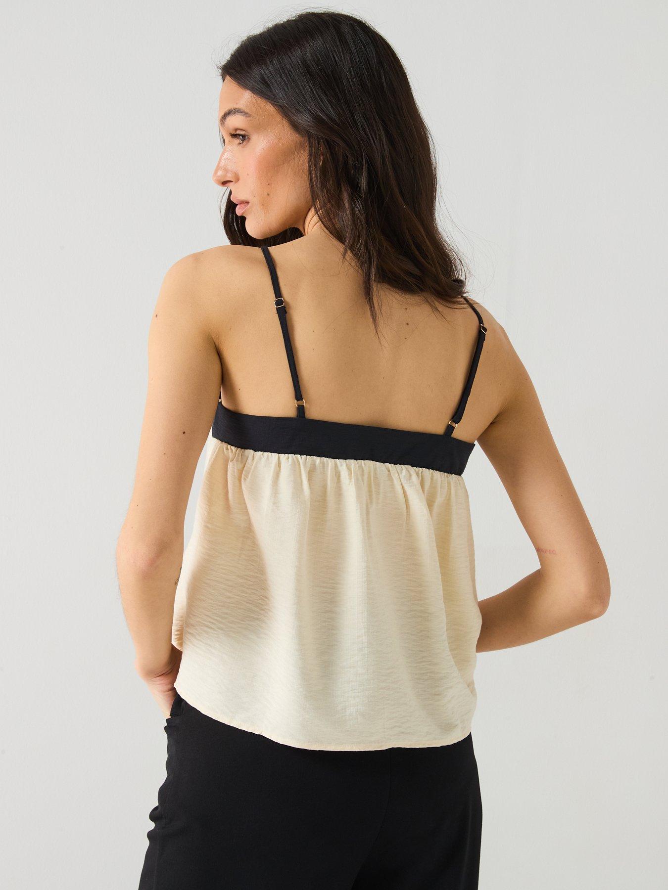 Vero Moda Denise Singlet Top - Cream | Very