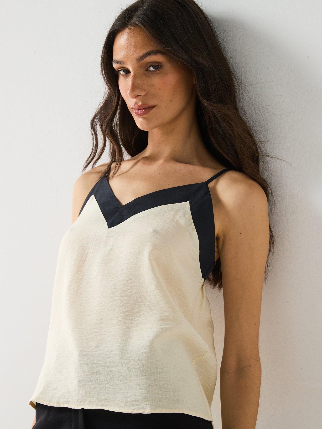 Vero Moda Denise Singlet Top - Cream | Very