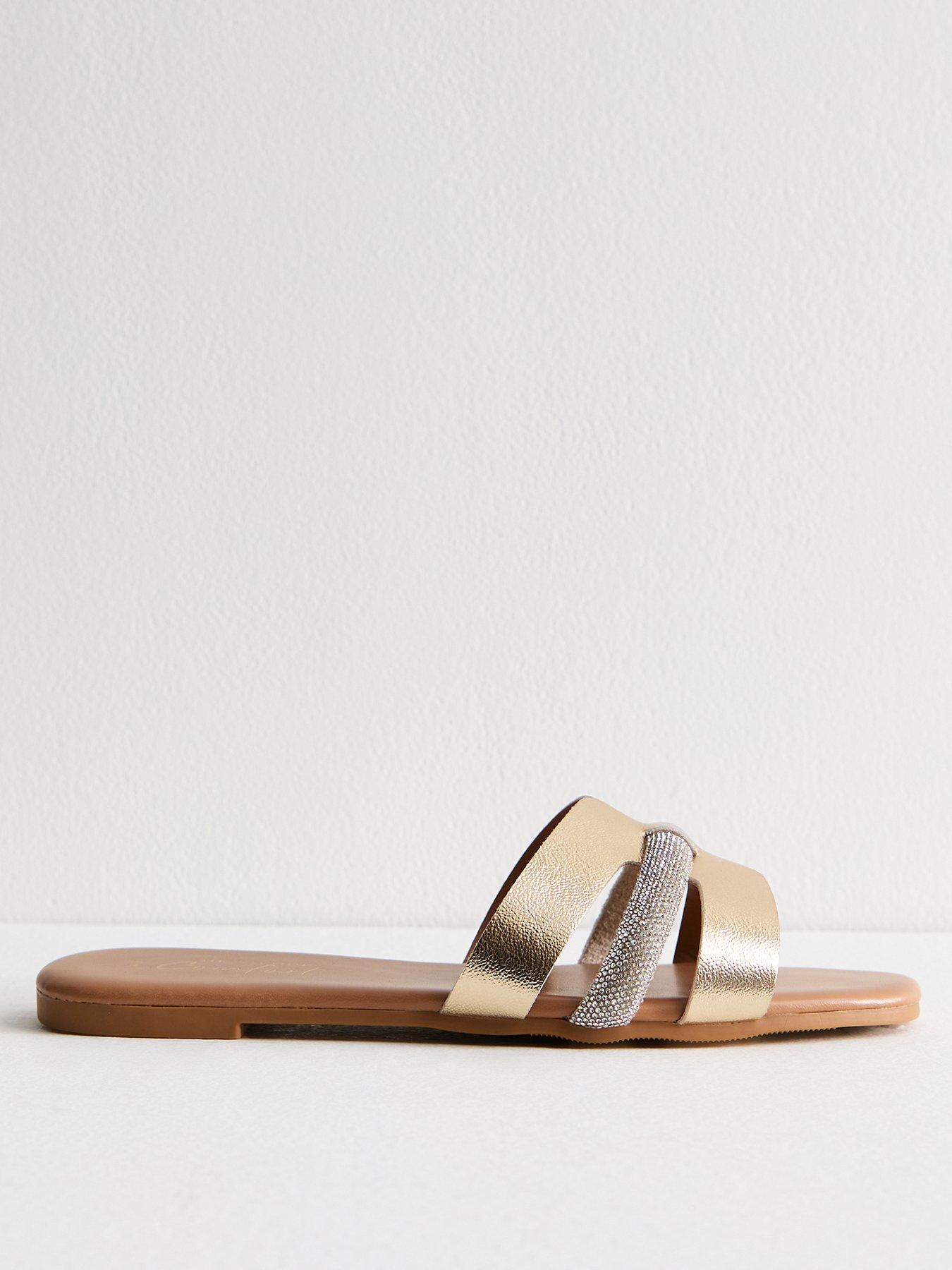 Women's Gold Sandals | Very